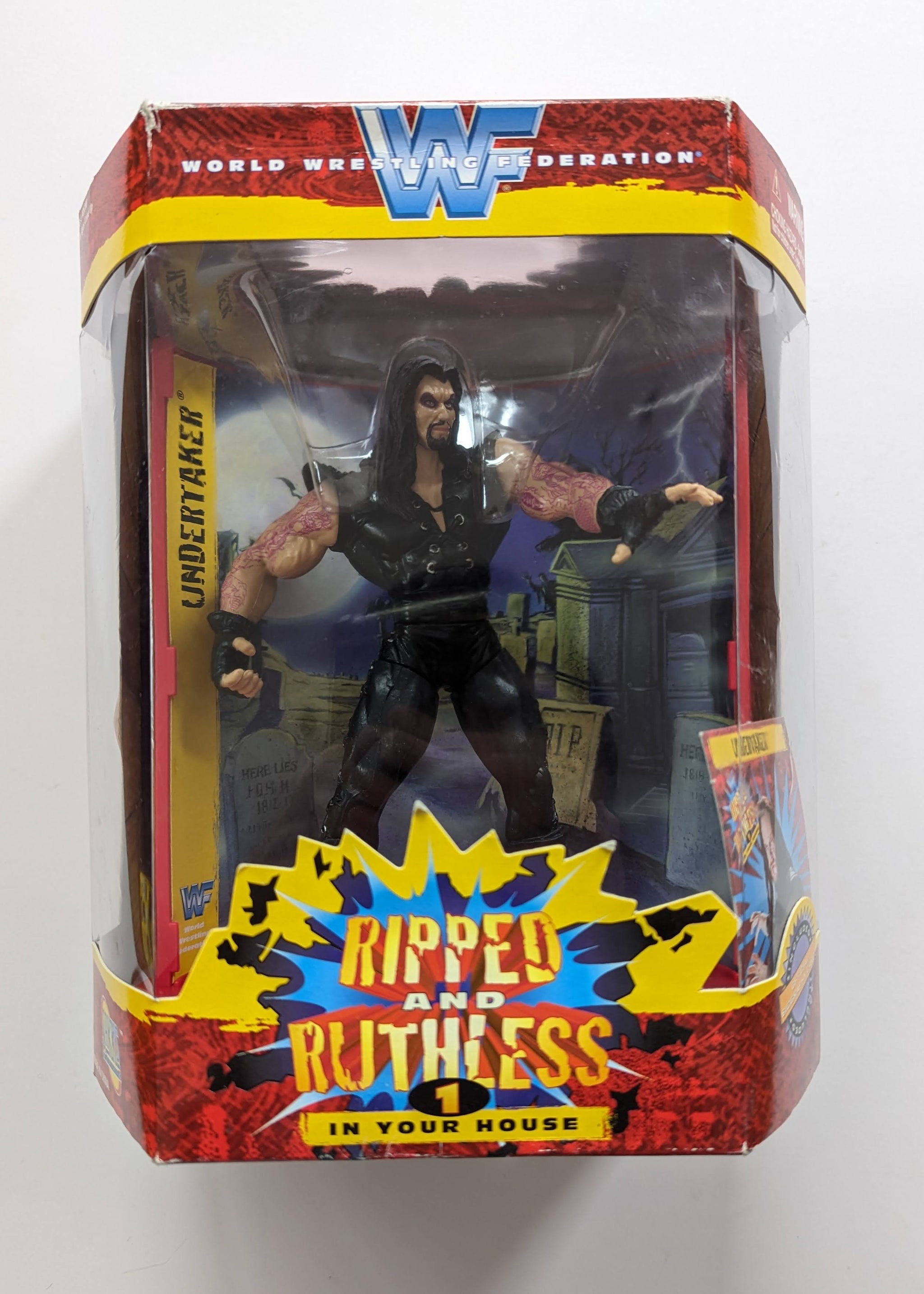 1998 WWF Jakks Pacific Ripped & Ruthless Series 1 Undertaker ...
