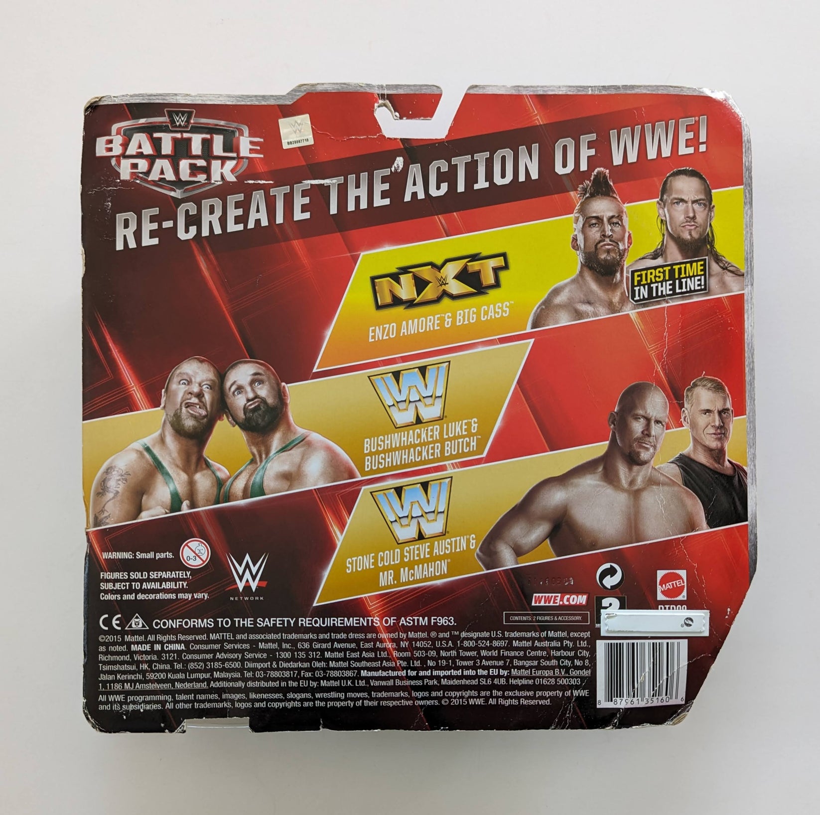 2016 WWE Mattel Basic Battle Packs Series 40 Bushwhacker Luke & Bushwh – Wrestling Figure Database