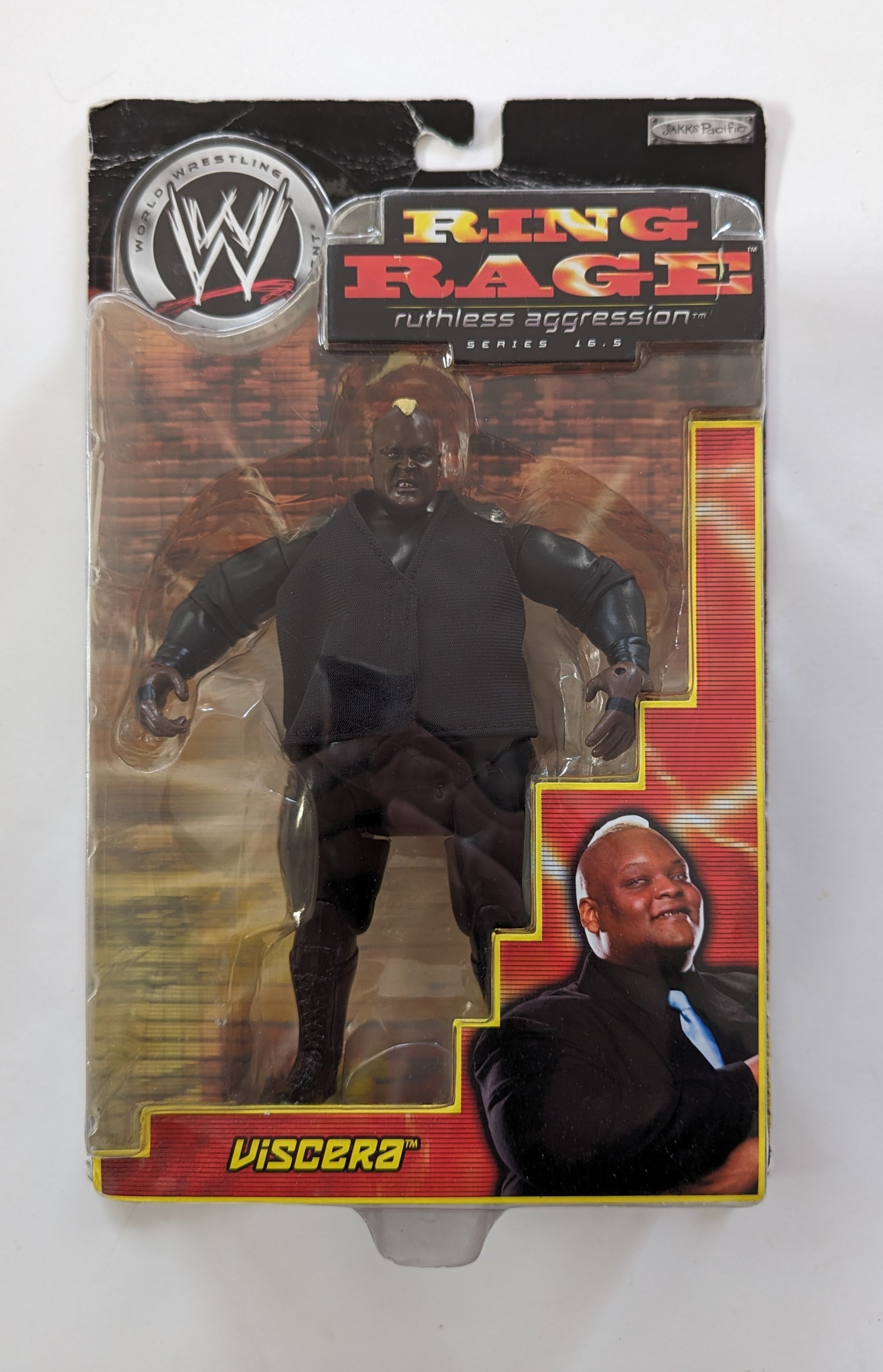 2005 WWE Jakks Pacific Ruthless Aggression Series 16.5 "Ring Rage" Vis ...