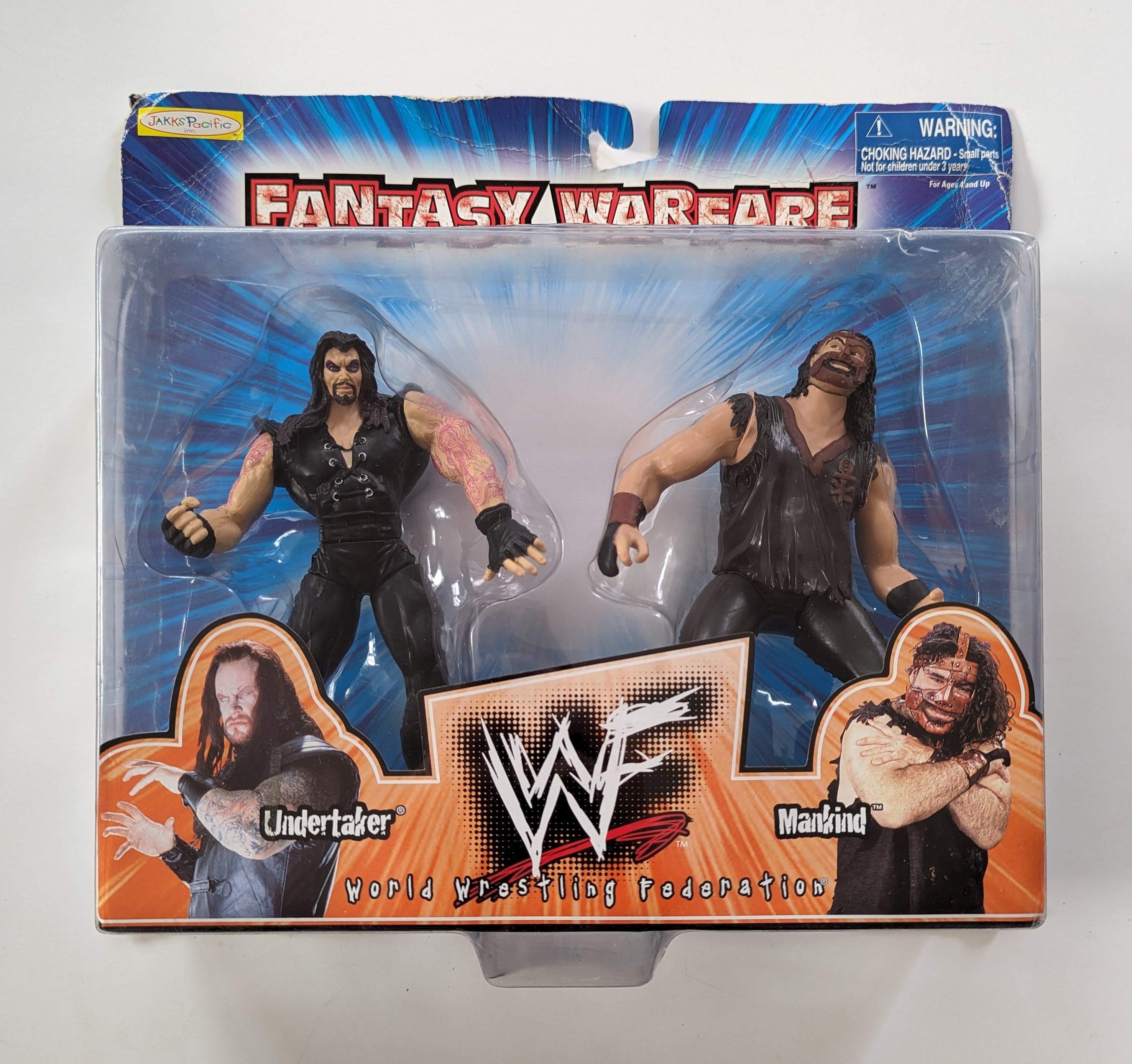 1998 WWF Jakks Pacific Ripped & Ruthless "Fantasy Warfare": Undertaker ...