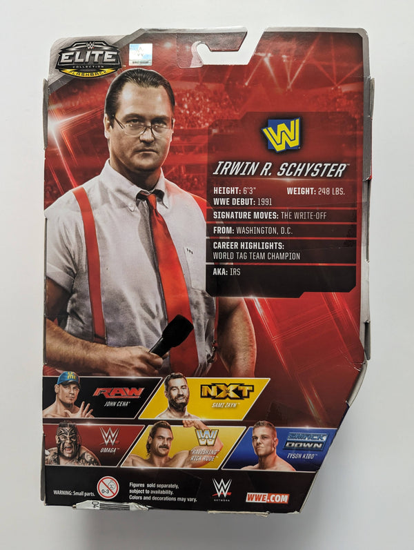 2016 WWE Mattel Elite Collection Series 40 Irwin R. Schyster ...