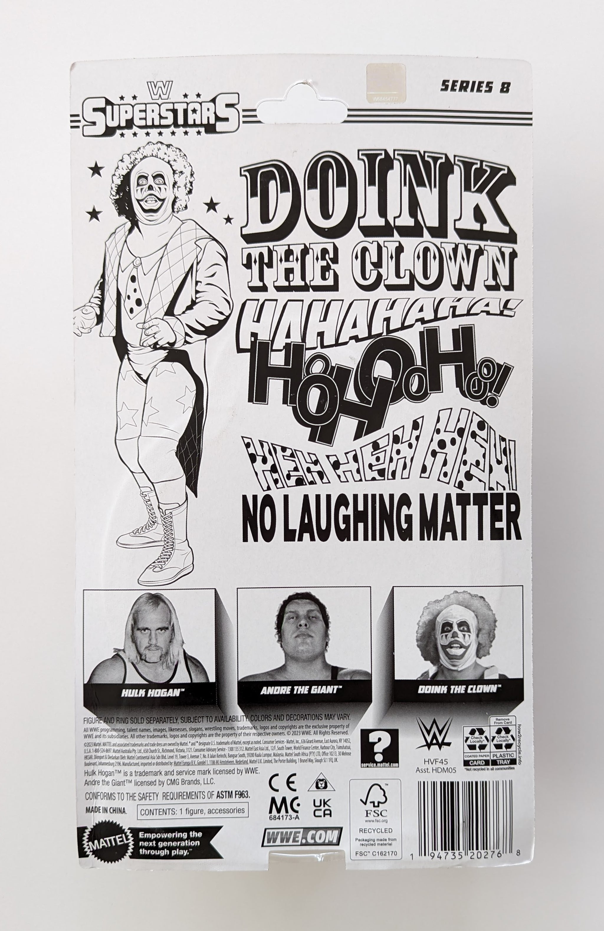 2023 WWE Mattel Superstars Series 8 Doink the Clown [Exclusive ...