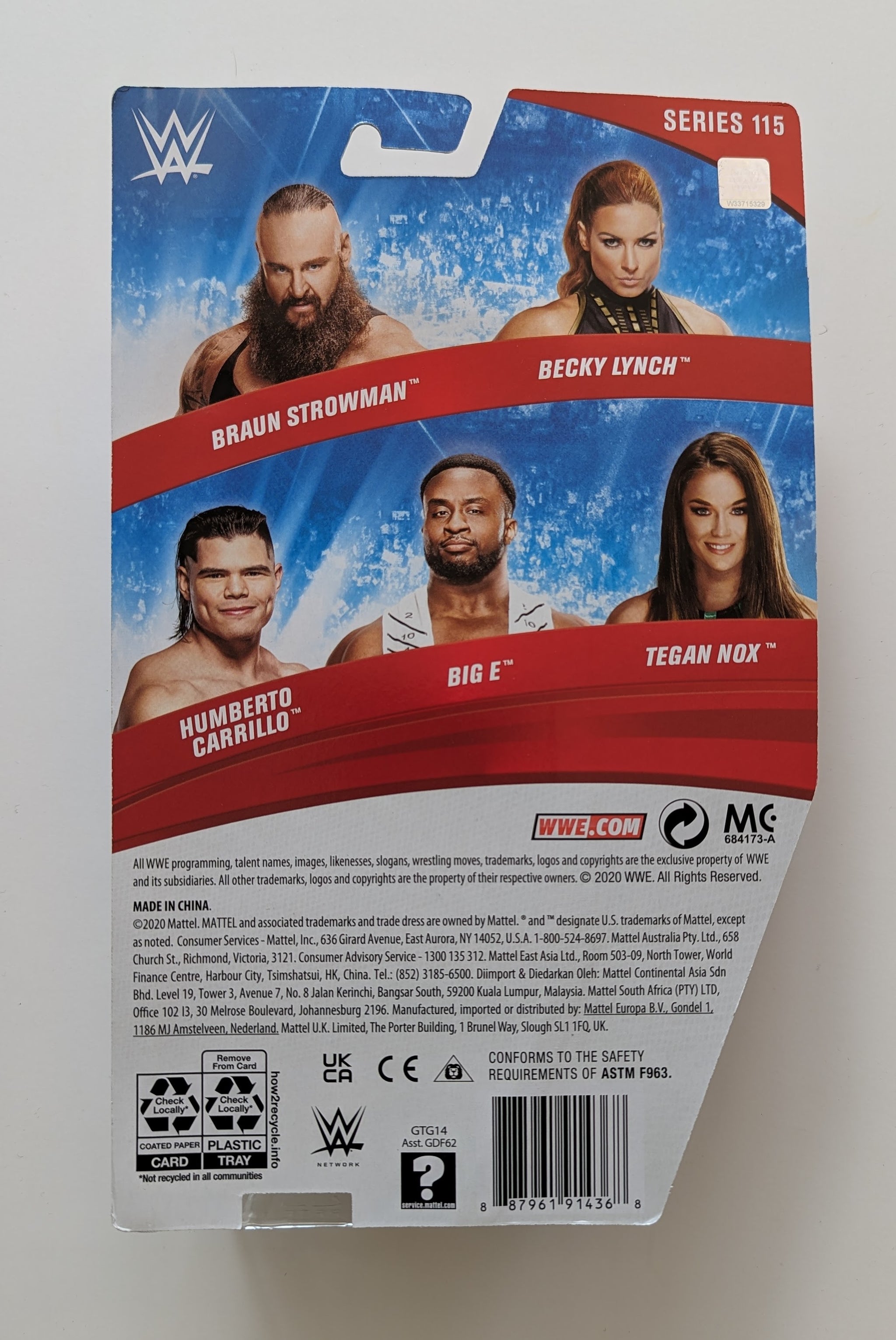 2021 WWE Mattel Basic Series 115 Tegan Nox – Wrestling Figure Database