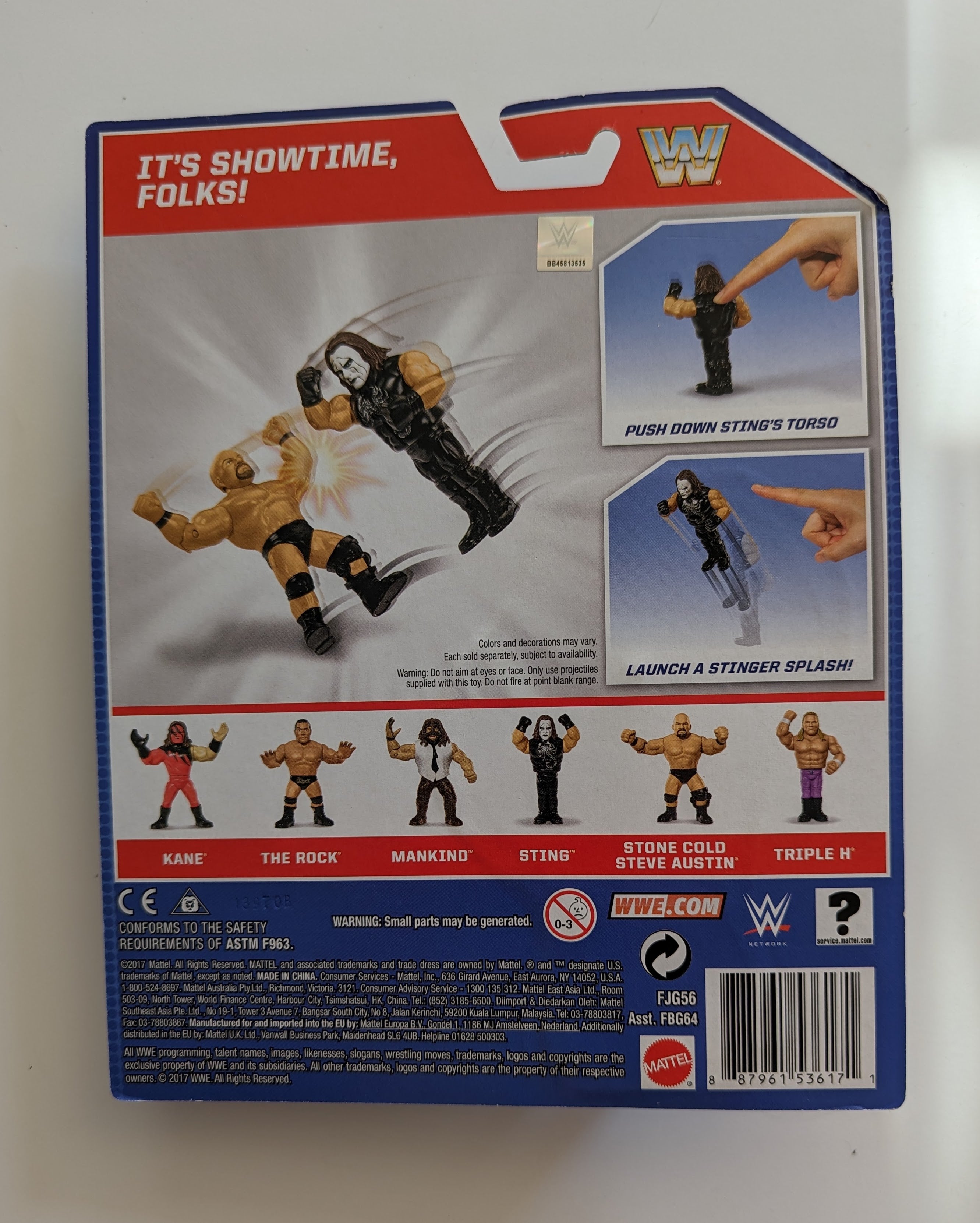 2017 WWE Mattel Retro Series 2 Sting with Stinger Splash! [Exclusive ...