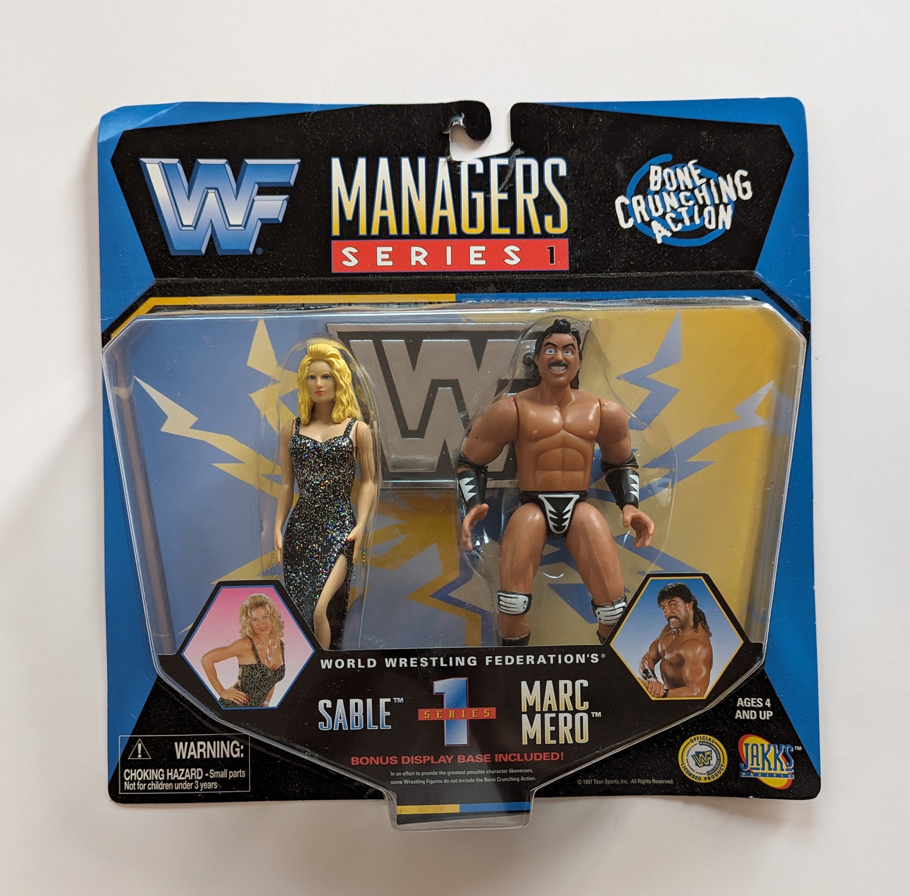1997 WWF Jakks Pacific Managers Series 1: Sable & Marc Mero – Wrestling ...