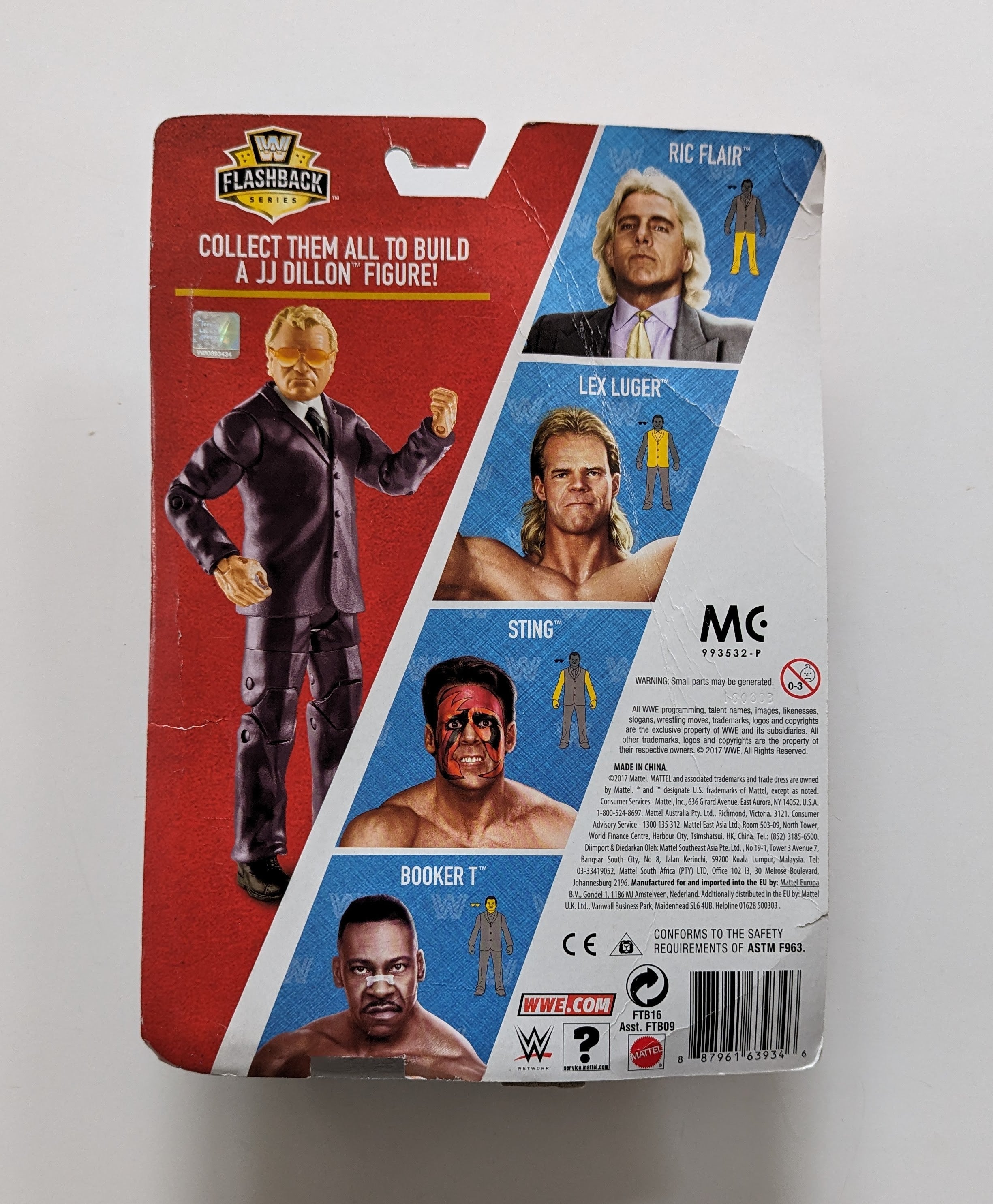 2017 WWE Mattel Basic Flashback Series 2 Sting [Exclusive] – Wrestling Figure Database