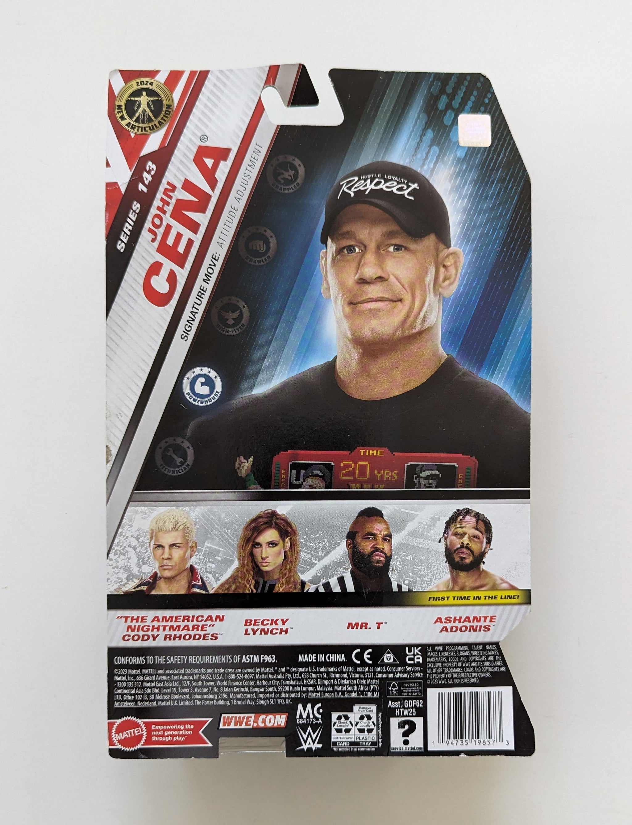2023 WWE Mattel Basic Series 143 John Cena – Wrestling Figure Database