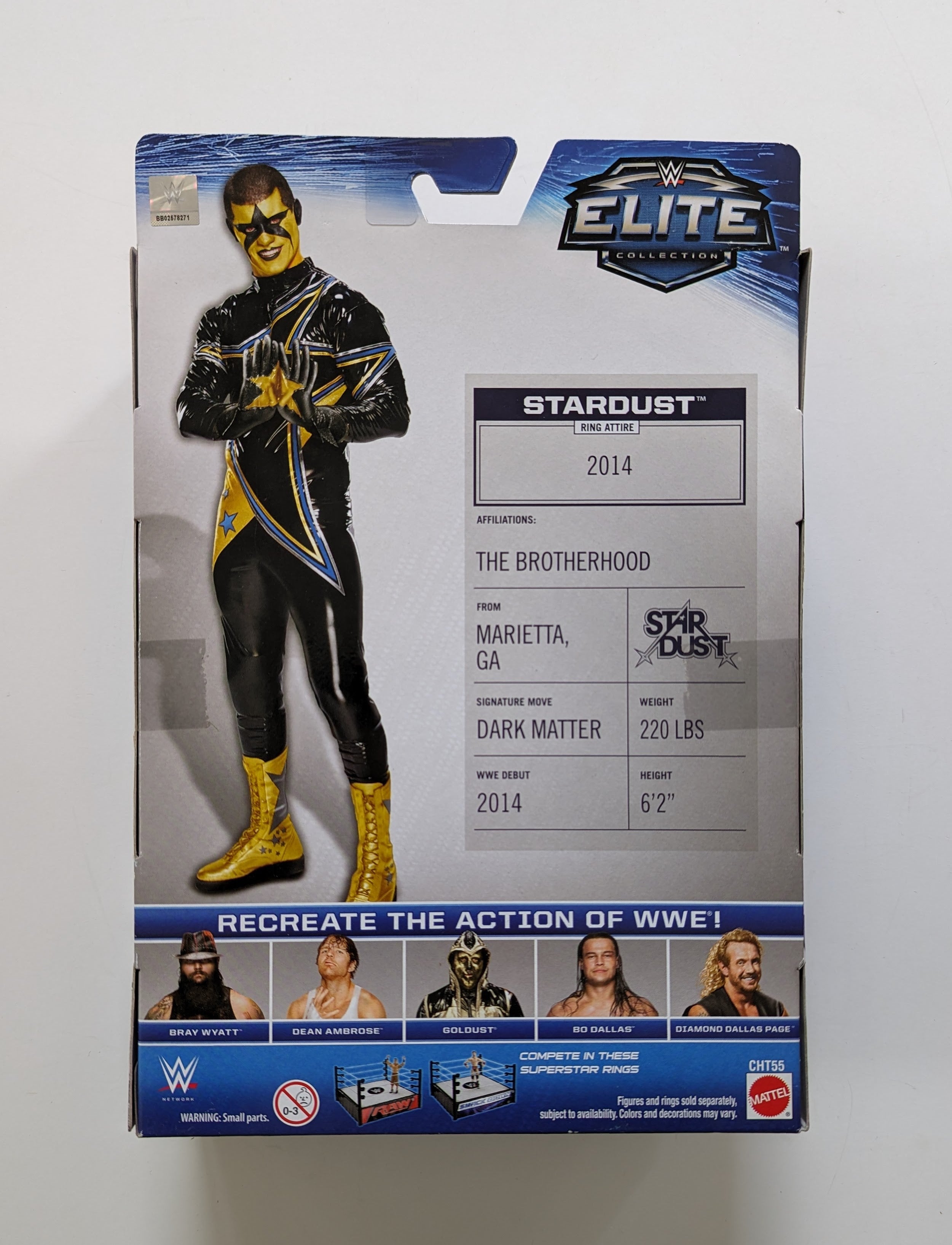 2015 WWE Mattel Elite Collection Series 36 Stardust – Wrestling Figure ...