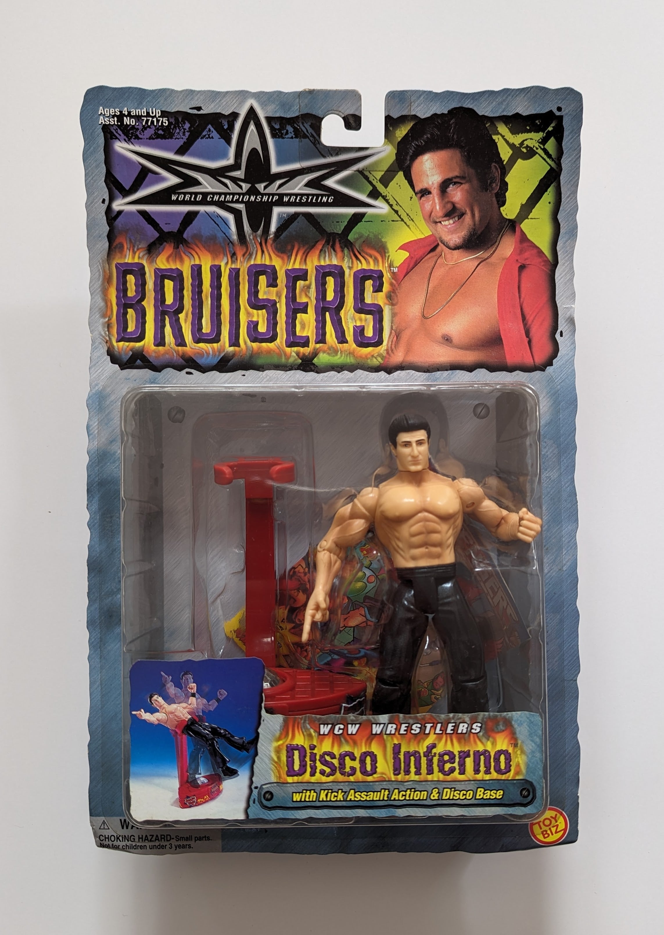 1999 WCW Toy Biz Bruisers Disco Inferno – Wrestling Figure Database