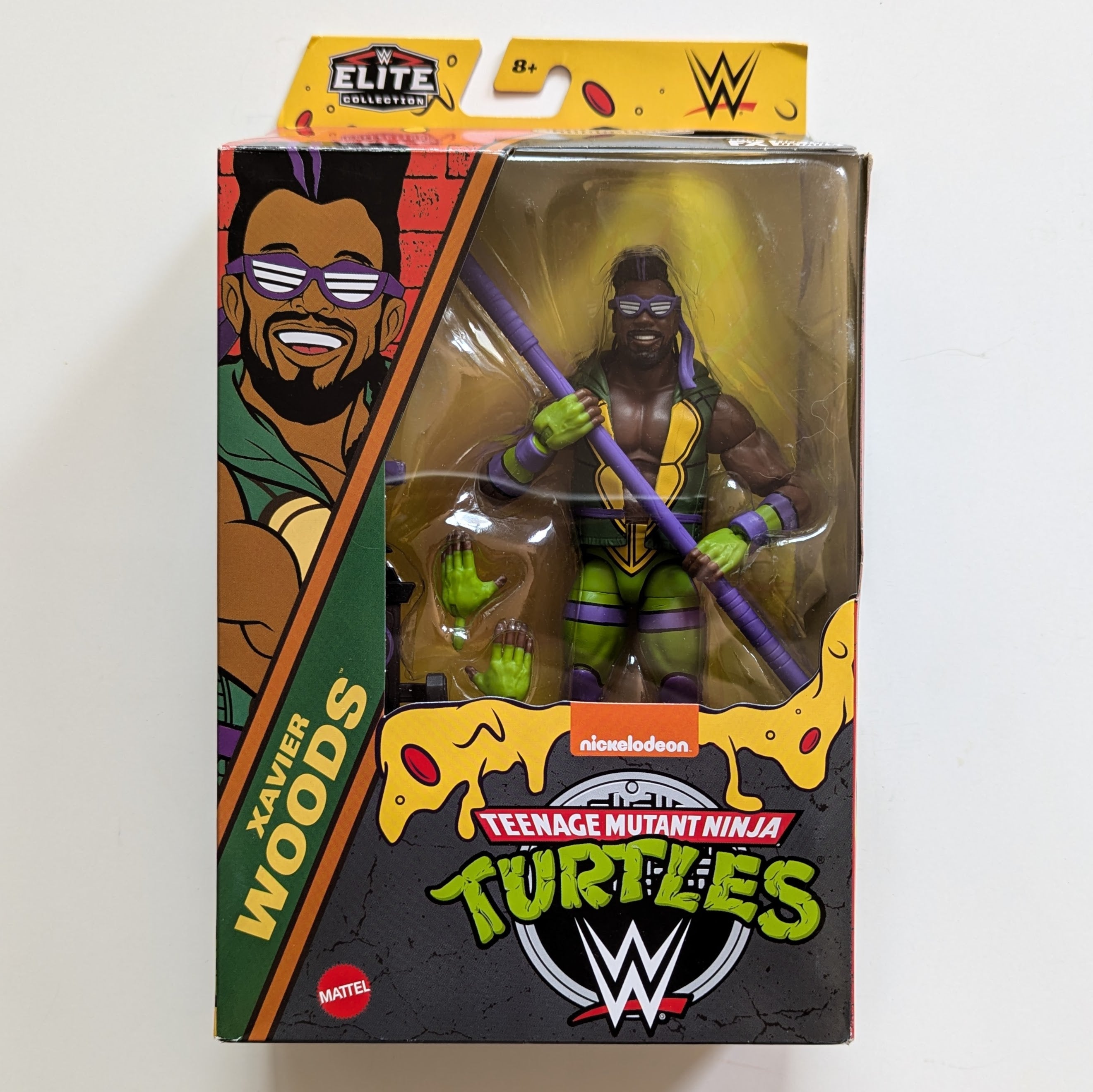 2024 WWE x TMNT Mattel Elite Collection Series 1 Xavier Woods ...