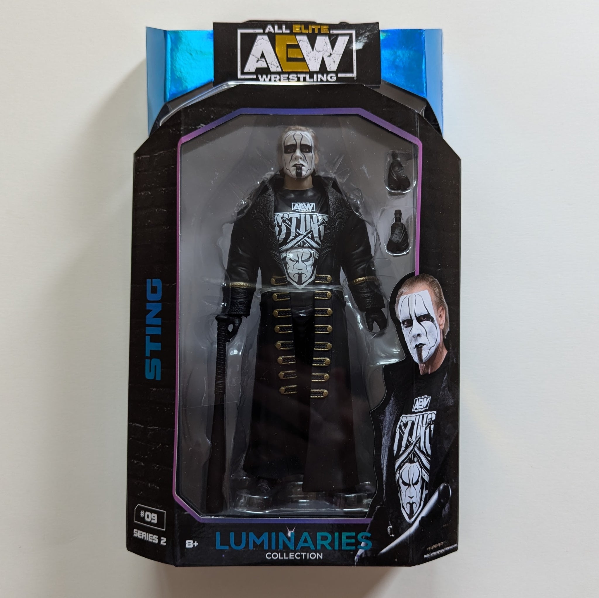 2022 AEW Jazwares Unmatched Collection Series 2 #09 Sting [Luminaries – Wrestling Figure Database