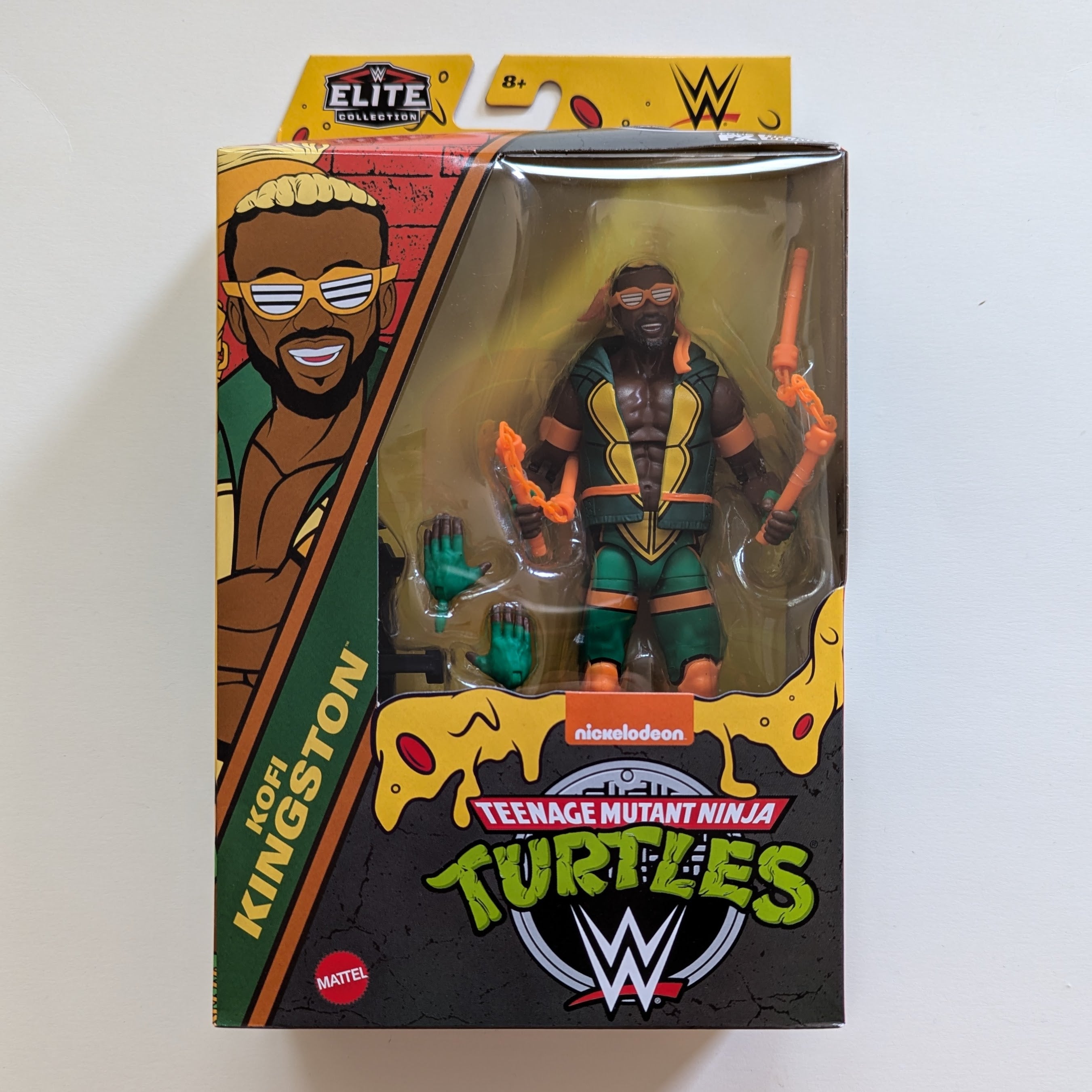 2024 WWE x TMNT Mattel Elite Collection Series 1 Kofi Kingston ...