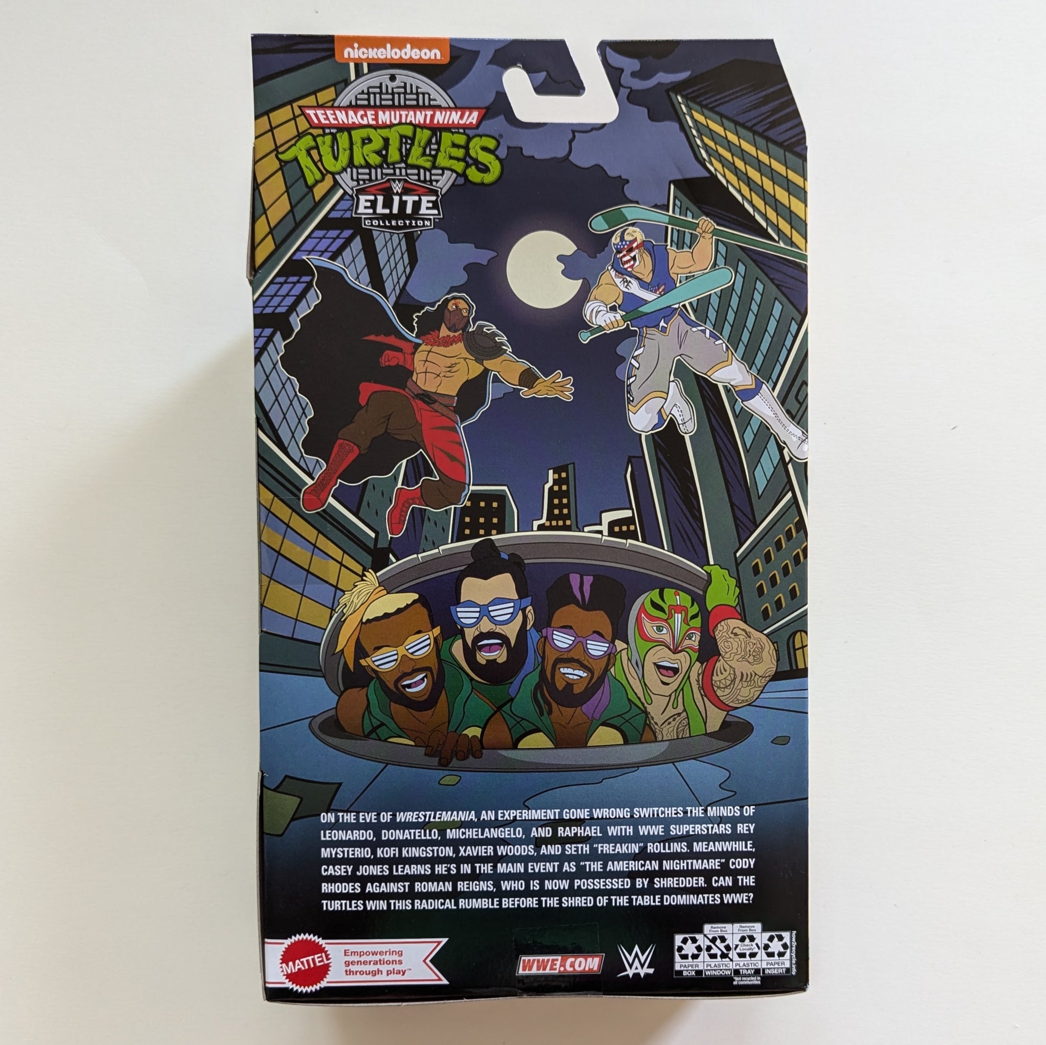 2024 WWE x TMNT Mattel Elite Collection Series 1 Kofi Kingston ...