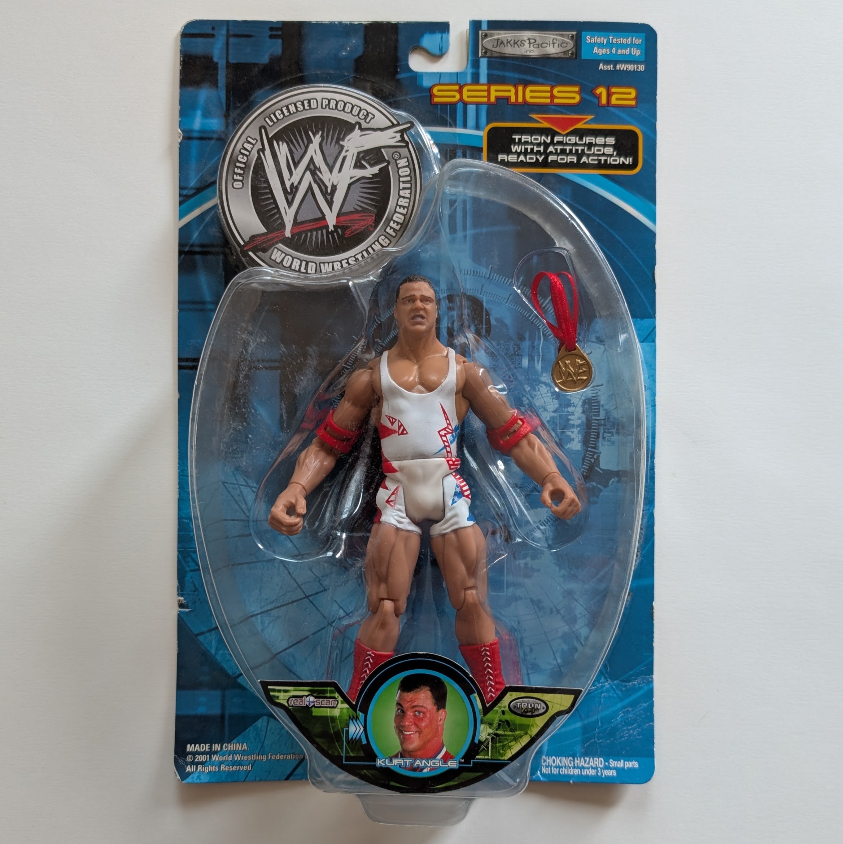 2001 WWF Jakks Pacific Titantron Live Series 12 Kurt Angle – Wrestling ...