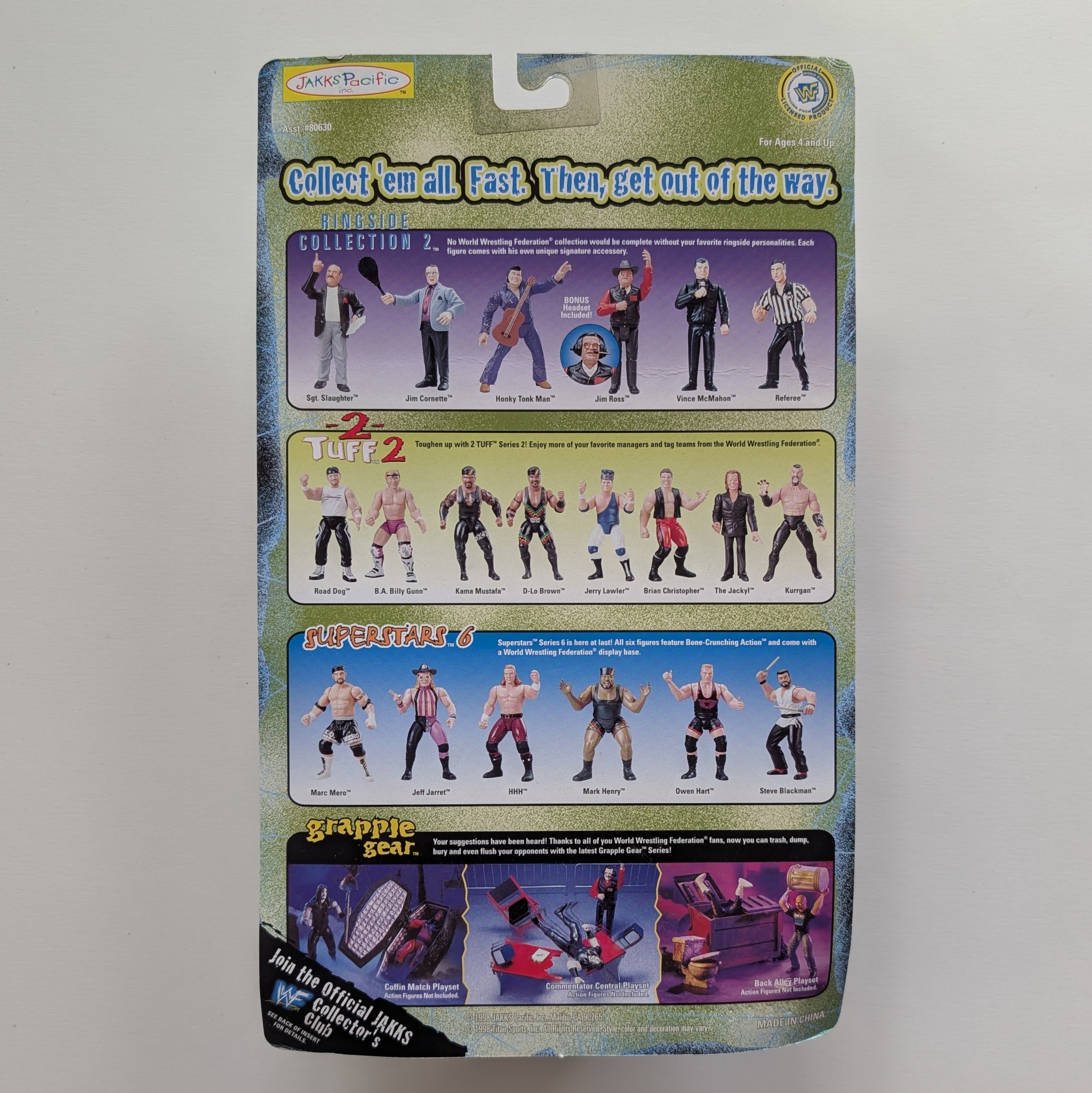 All Jim Ross Wrestling Action Figures – Wrestling Figure Database