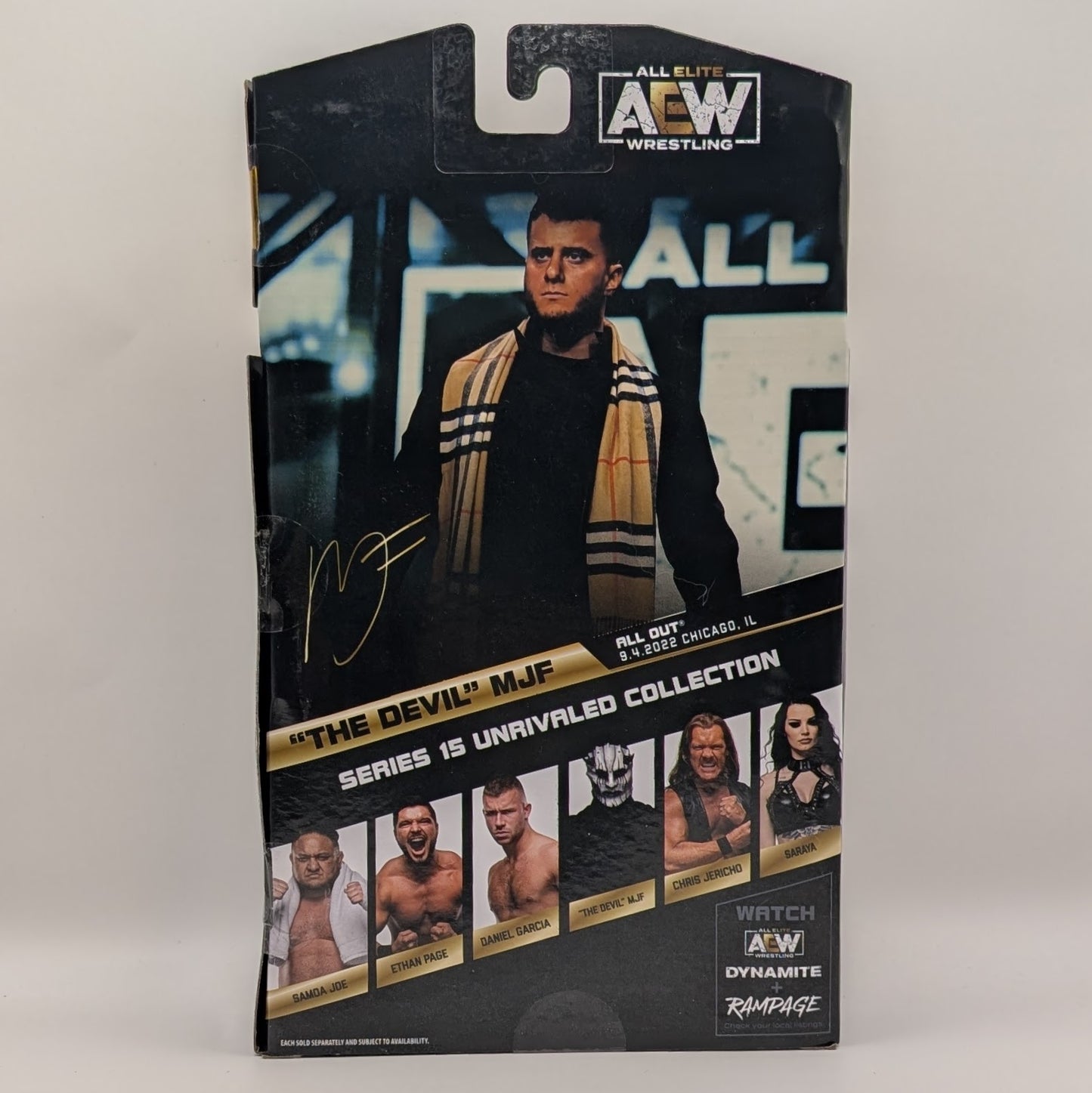 2024 AEW Jazwares Unrivaled Collection Series 15 #150 "The Devil" MJF – Wrestling Figure Database