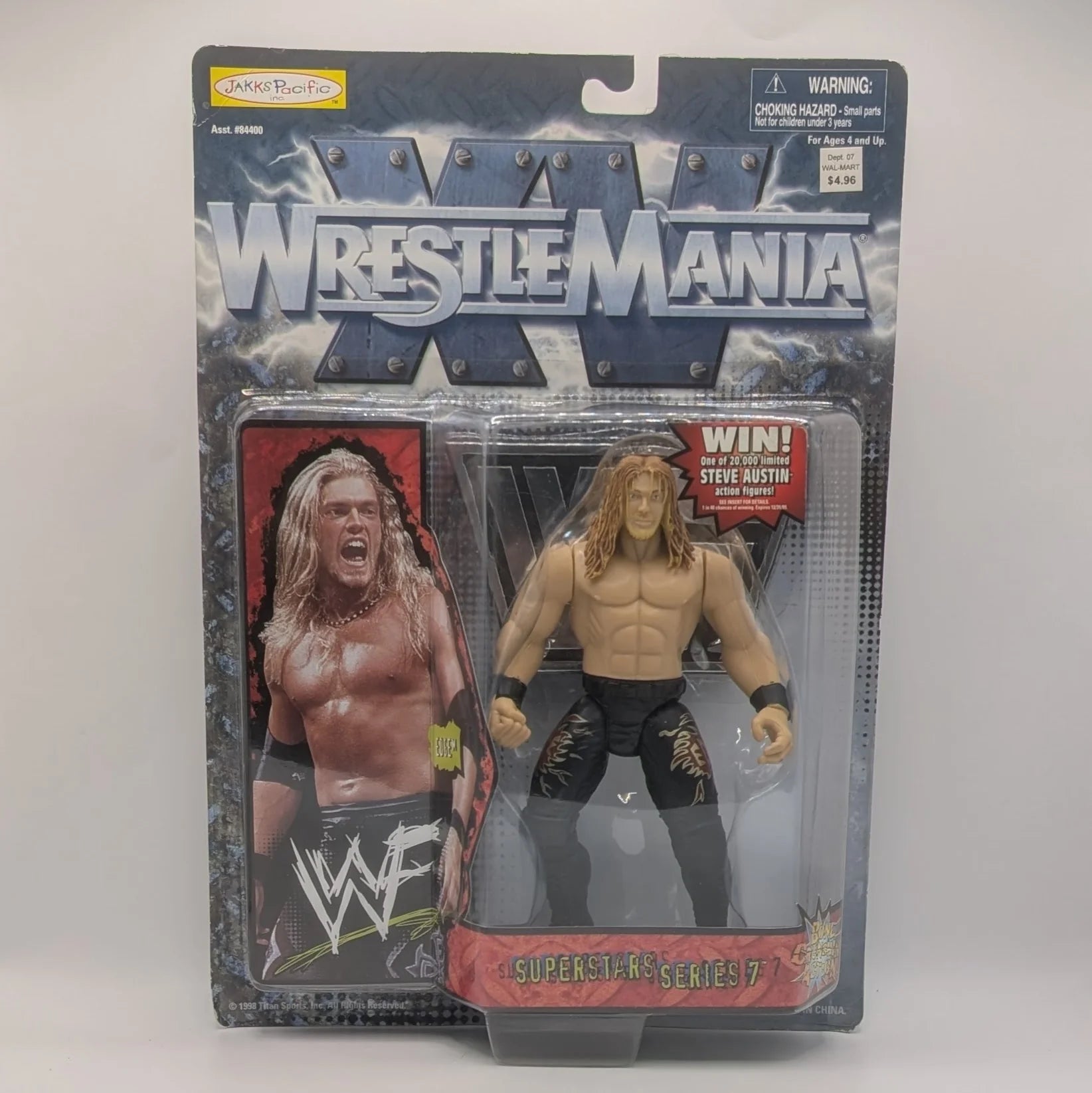 1999 WWF Jakks Pacific Superstars Series 7 Edge – Wrestling Figure Database