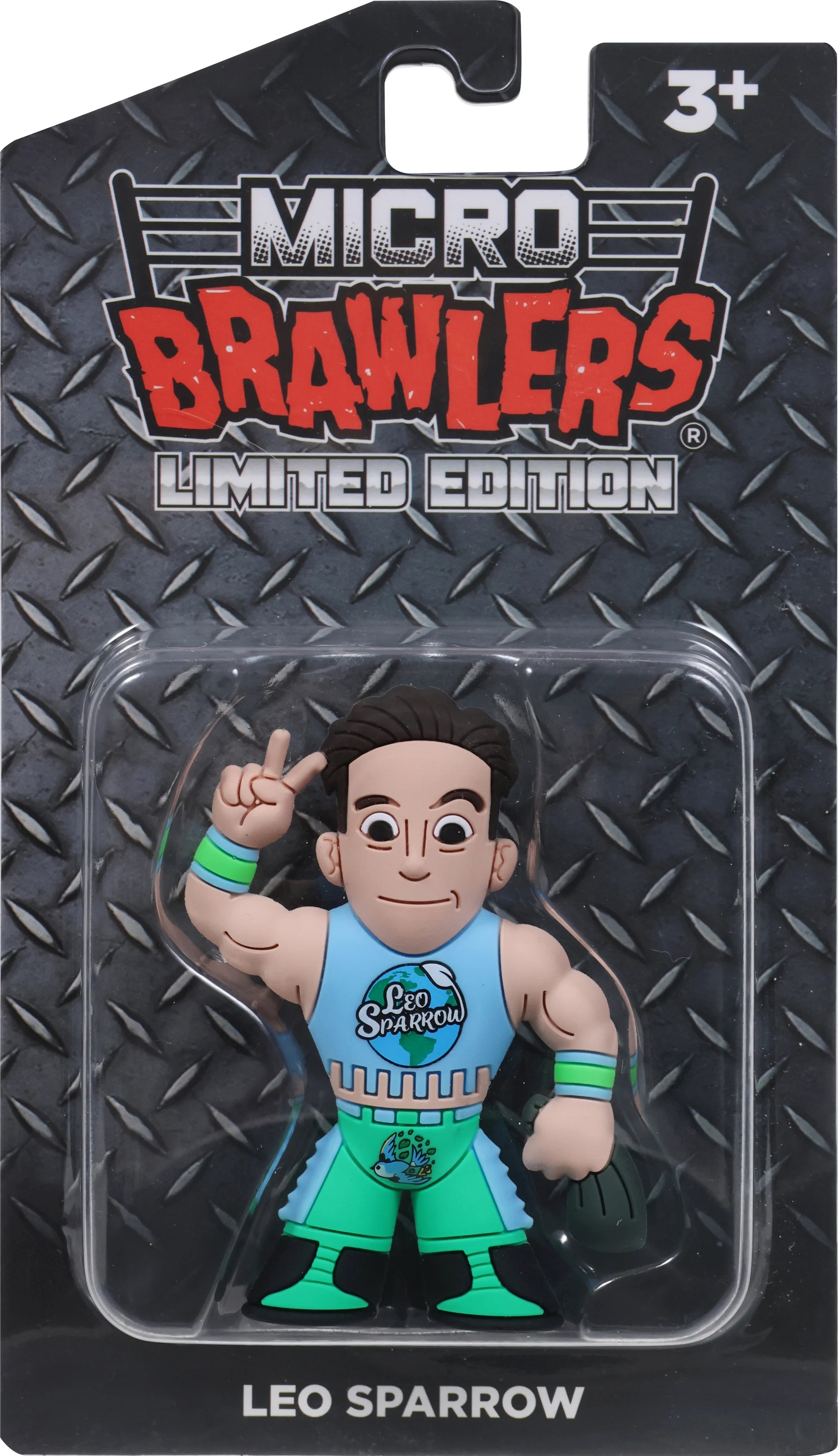 2025 Pro Wrestling Tees Micro Brawlers Limited Edition Leo Sparrow [Wi ...