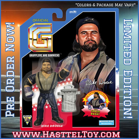 Hasttel Toy Grapplers & Gimmicks Mike Droese [Duke "The Dumpster" Droe ...