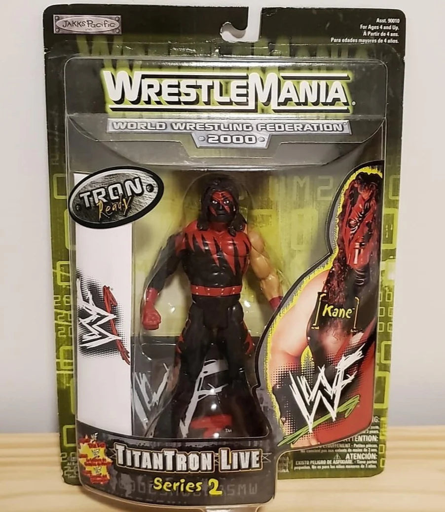 1999 WWF Jakks Pacific Titantron Live Series 2 Kane – Wrestling Figure ...