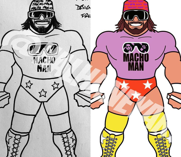 2021 WWE Walmart Canada Exclusive 24" Plush "Macho Man" Randy Savage ...