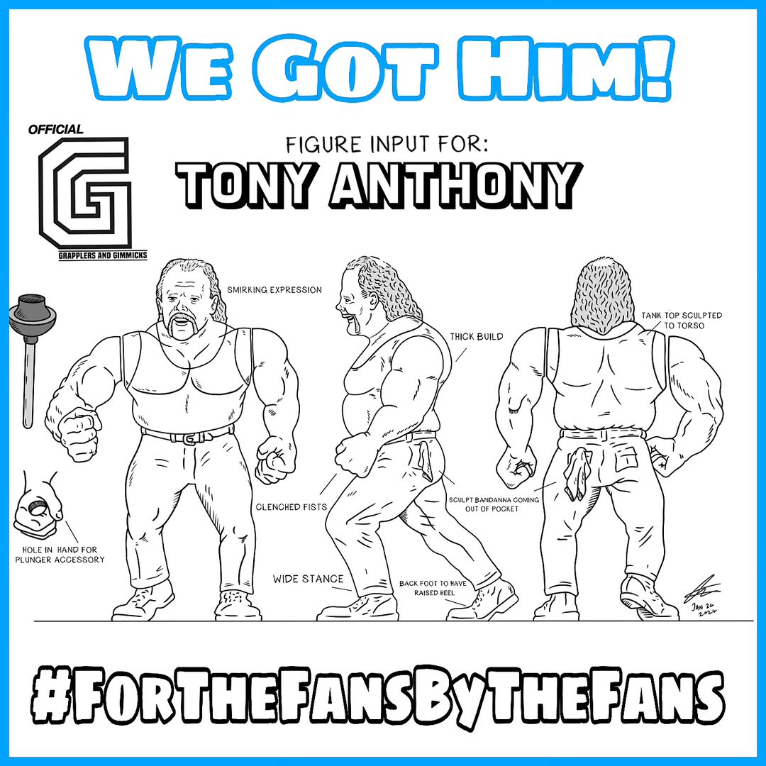 Hasttel Toy Grapplers & Gimmicks Tony Anthony [TL Hopper] – Wrestling ...