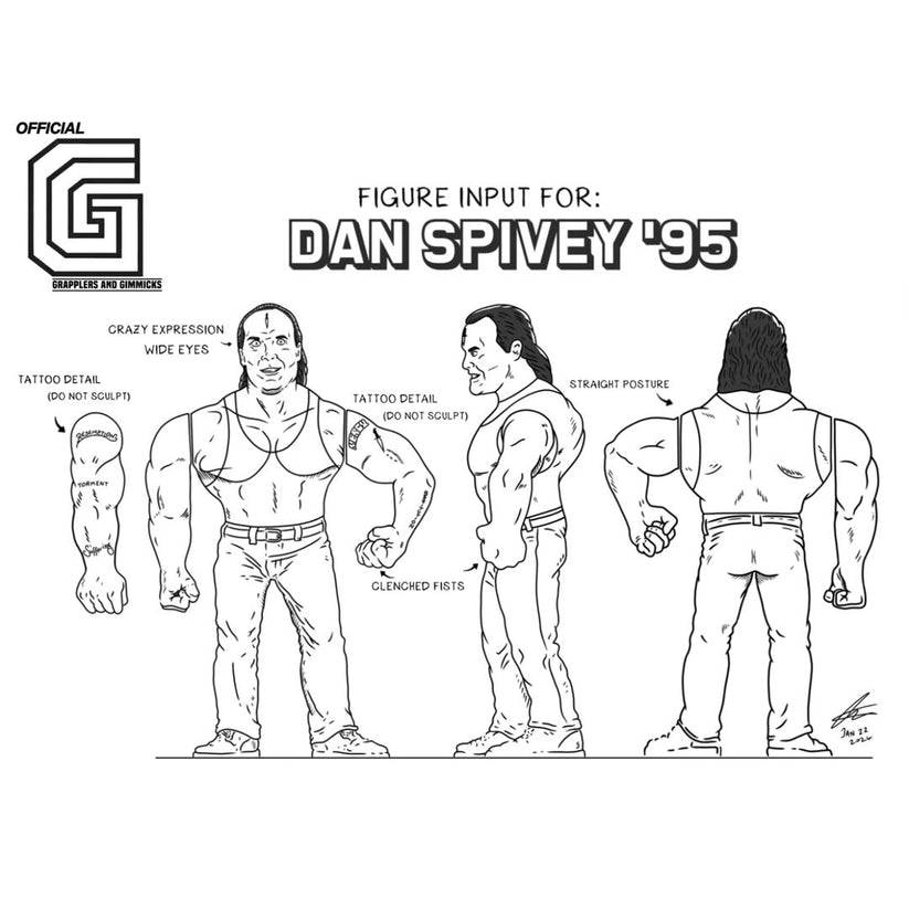 Hasttel Toy Grapplers & Gimmicks Dan Spivey [Waylon Mercy] – Wrestling ...