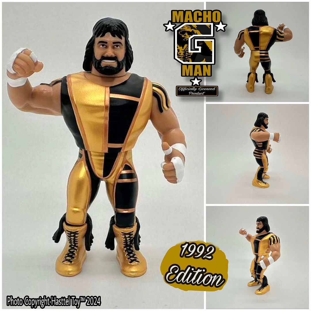 Hasttel Toy Grapplers & Gimmicks Macho Man Randy Savage [1992 Edition ...