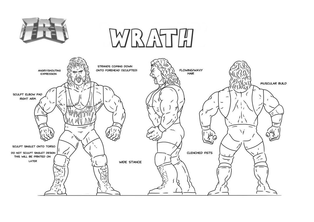 Title Run Toys Series 1 Wrath – Wrestling Figure Database