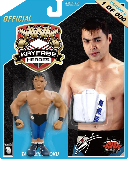 KWK Kayfabe Heroes Series 2 Taka Michinoku [Variant B] – Wrestling ...