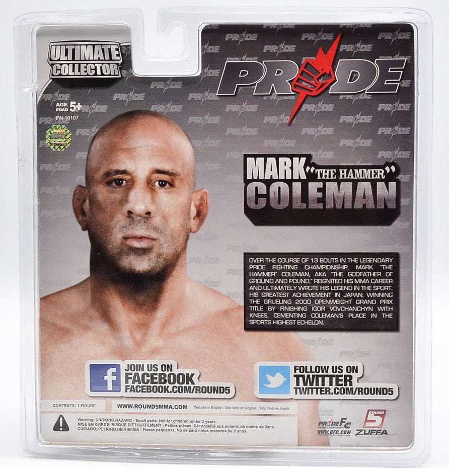 2012 Round 5 PRIDE Ultimate Collector Series 10 Mark "The Hammer" Cole ...