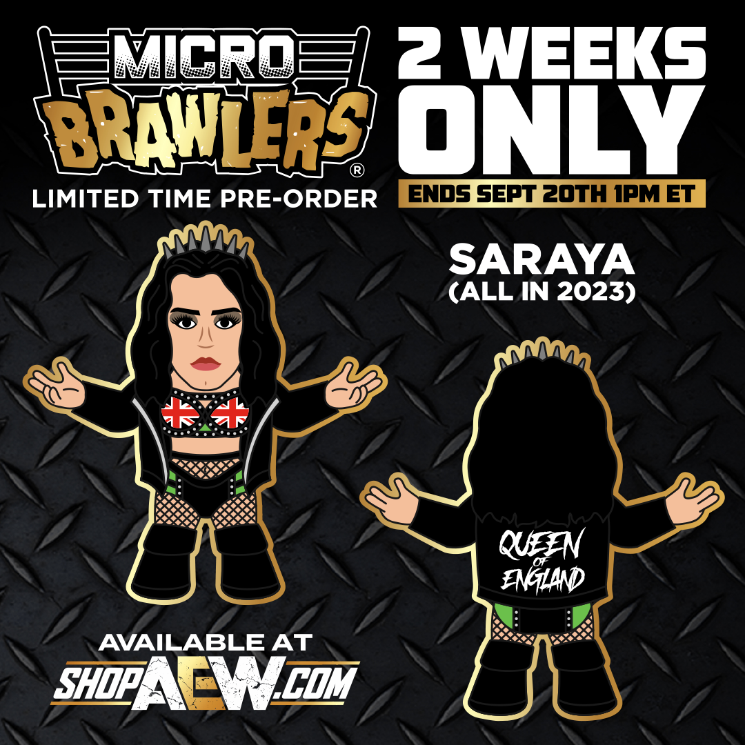 2024 AEW Pro Wrestling Tees Micro Brawlers Limited Edition Saraya [All – Wrestling Figure Database