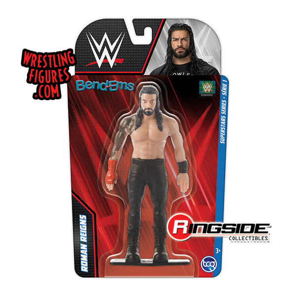 2023 WWE TCG Toys Bend-Ems Series 1 Roman Reigns – Wrestling Figure ...