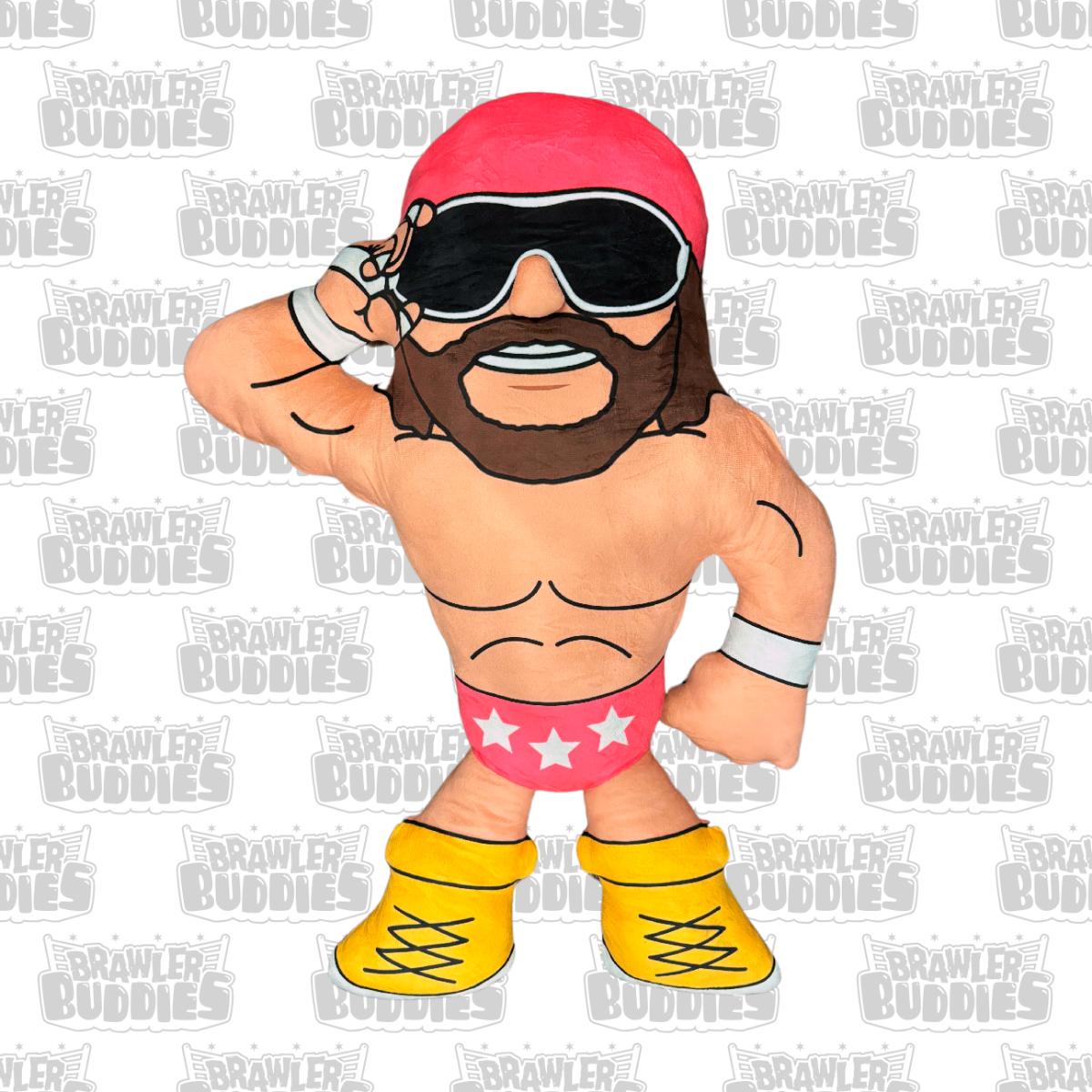 2023 Pro Wrestling Tees Brawler Buddies "Macho Man" Randy Savage [Pink ...