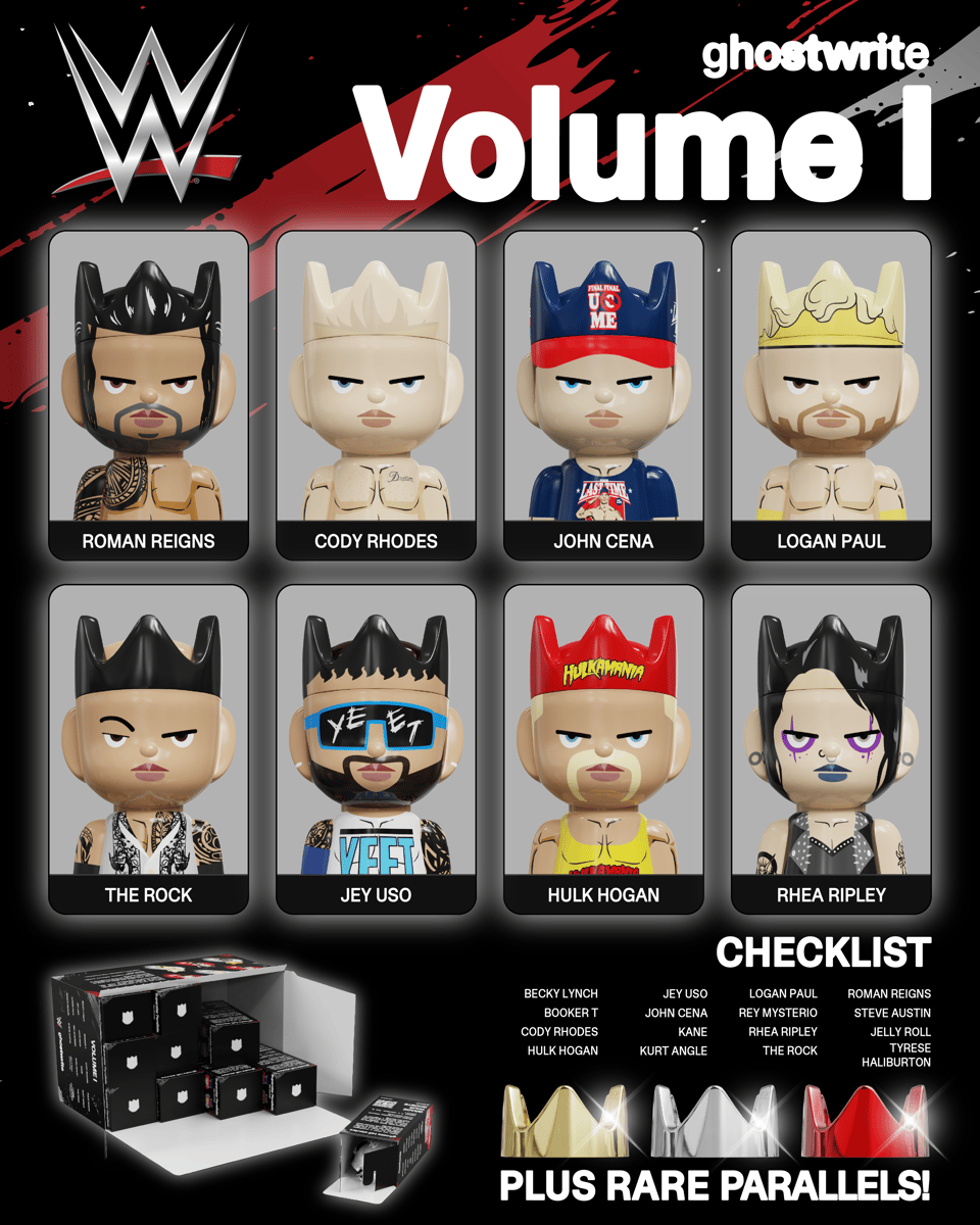 2026 WWE Ghostwrite 100% Blind Box Volume 1 Jelly Roll – Wrestling ...