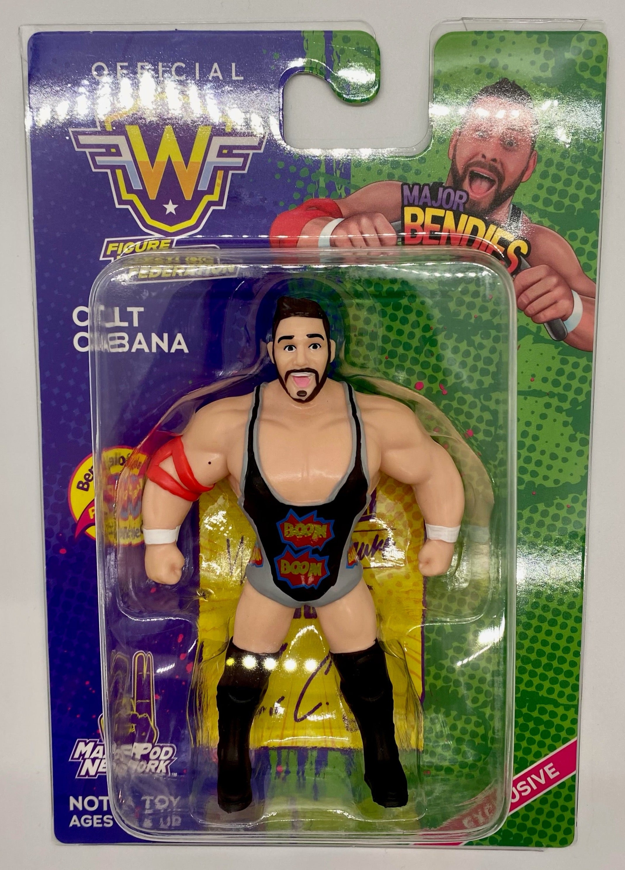 2023 Major Wrestling Figure Podcast Major Bendies Colt Cabana [Exclusi ...