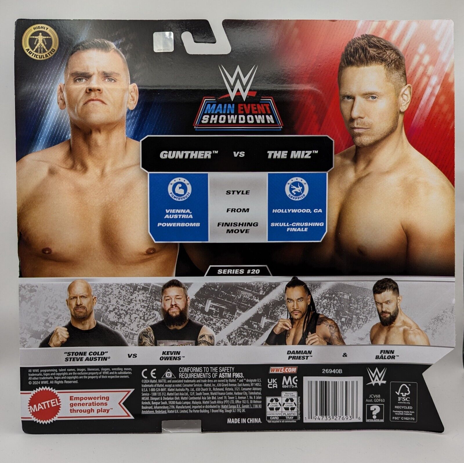 All Gunther [a.k.a. WALTER] Wrestling Action Figures – Wrestling Figure ...