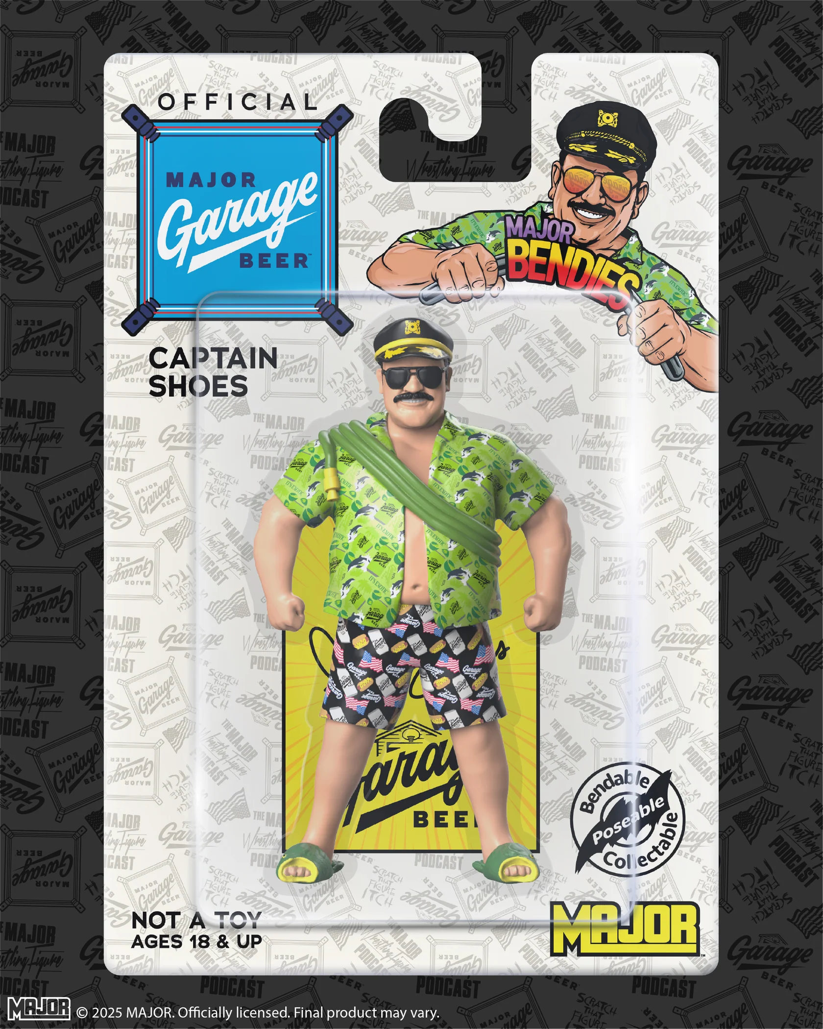 2025 MAJOR Bendies Captain Joe Shoes [Garage Beer Variant] – Wrestling ...