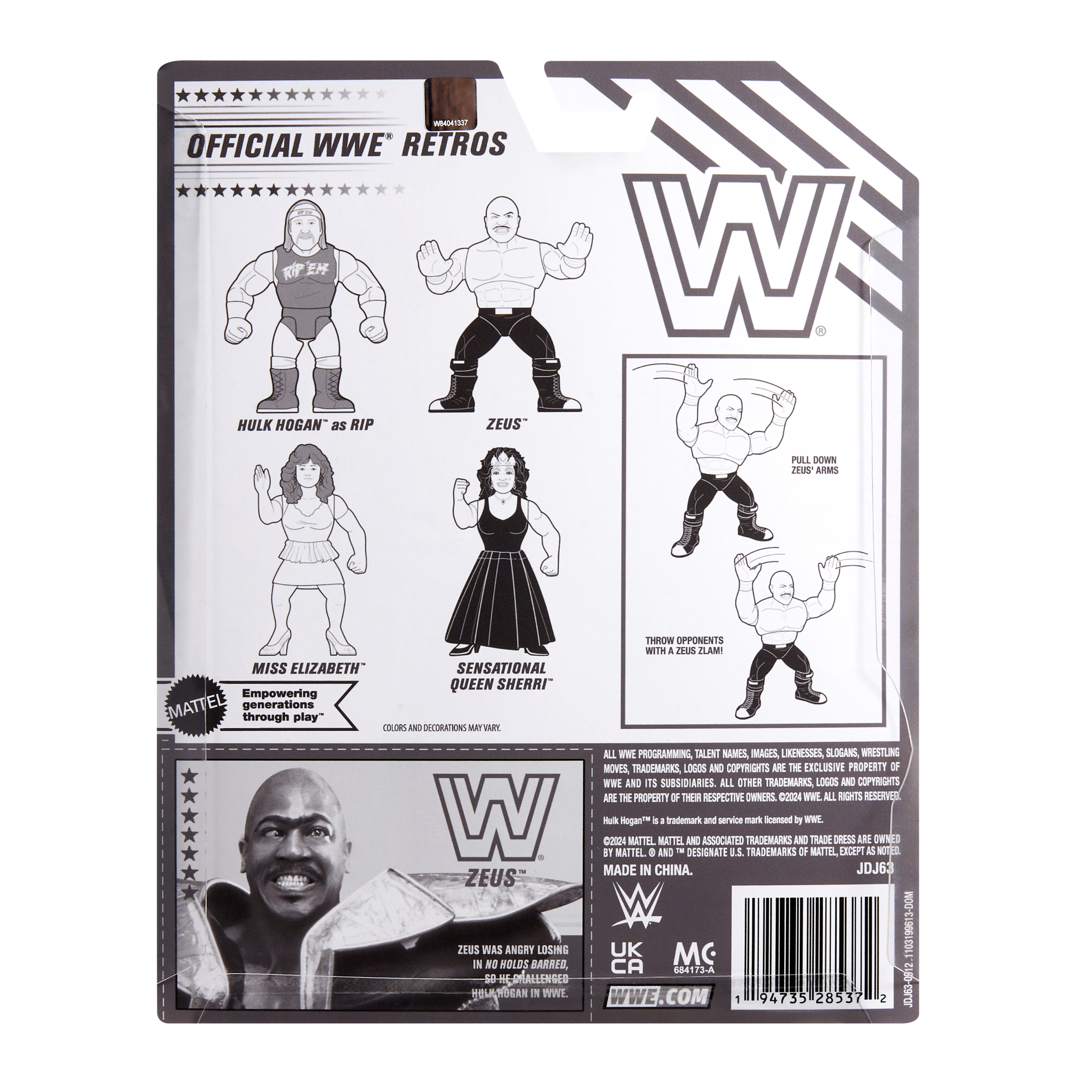 2025 WWE Mattel Creations Exclusive Retro Series 17 Zeus – Wrestling ...