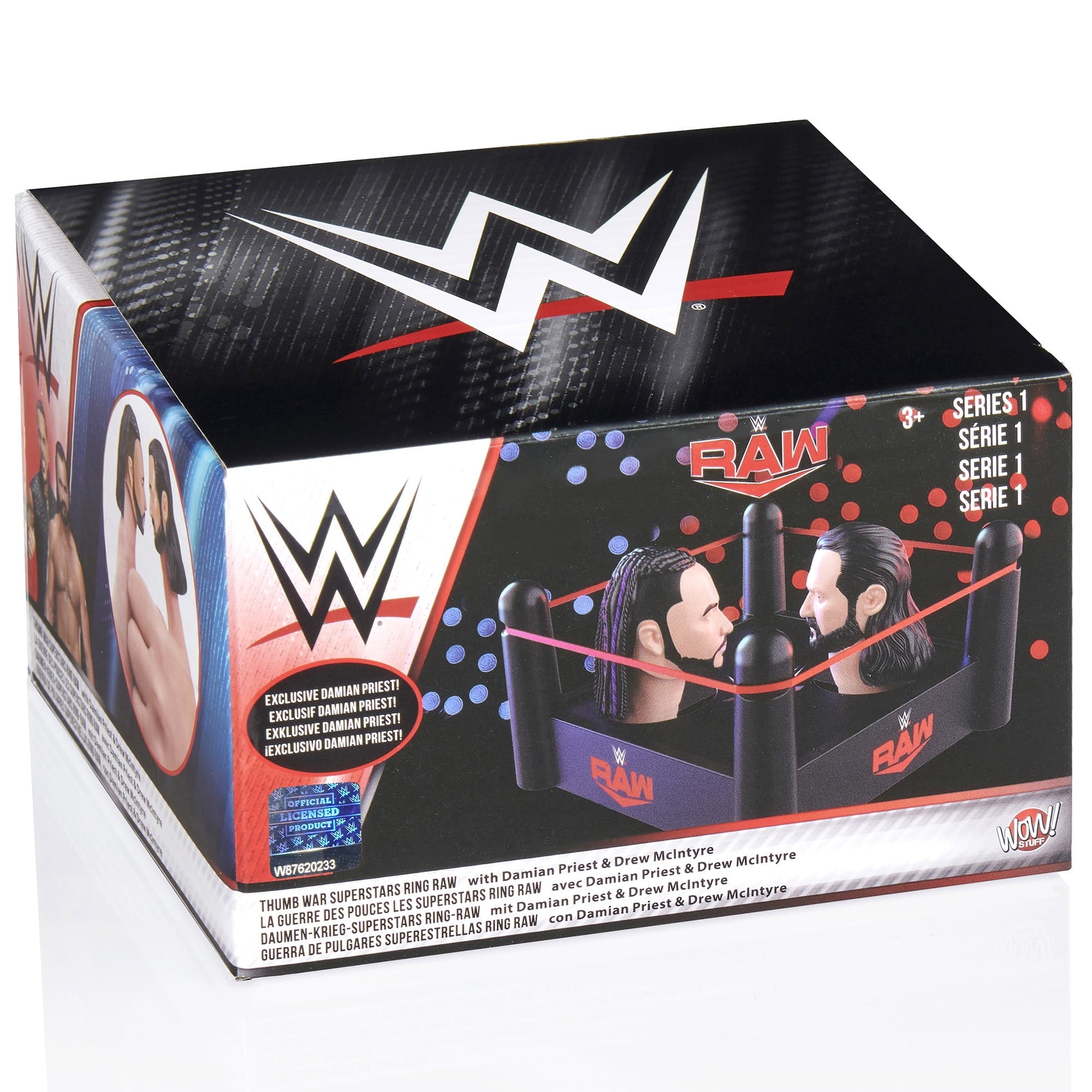 2025 WWE WOW! Stuff Thumb War Superstars Series 1 Raw Ring: Damian Pri ...