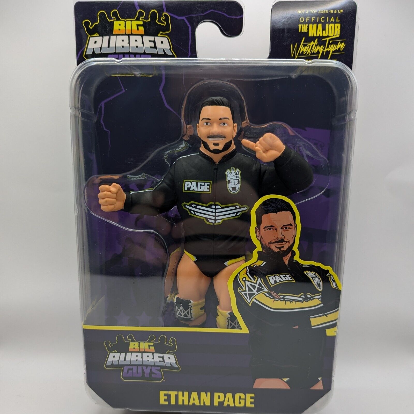 2024 Major Wrestling Figure Podcast Big Rubber Guys Series 8 Ethan Pag ...