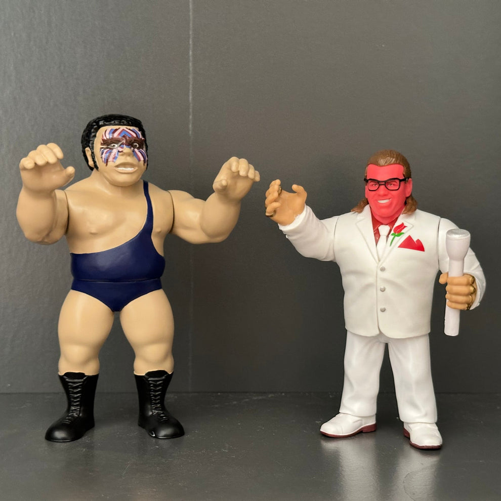 2025 LaToonie Wrestling Wrestlematic Series 2 4.5" Scale Andre the Gia ...