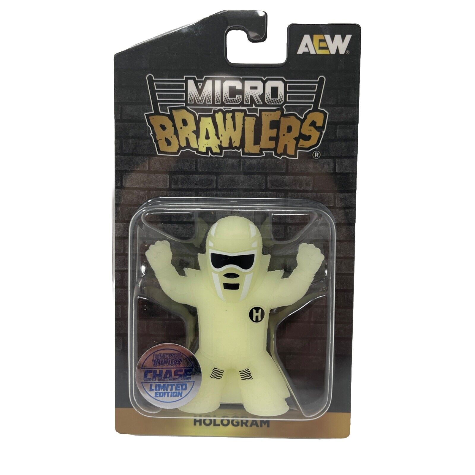 2025 AEW Pro Wrestling Tees Crate Exclusive Hologram Micro Brawler [Ch ...