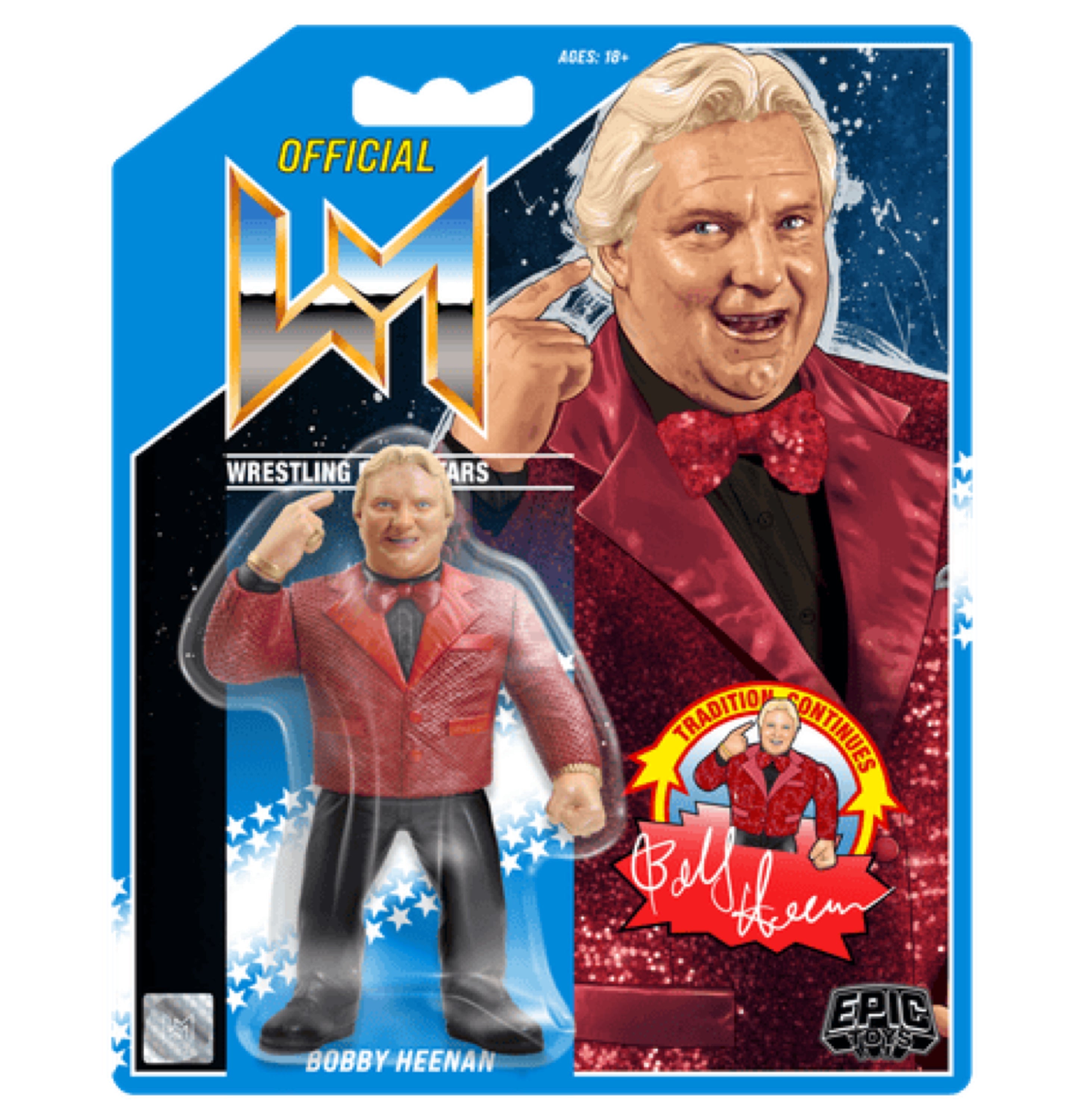 2024 Epic Toys Wrestling Megastars Series 3 Bobby "The Brain" Heenan ...