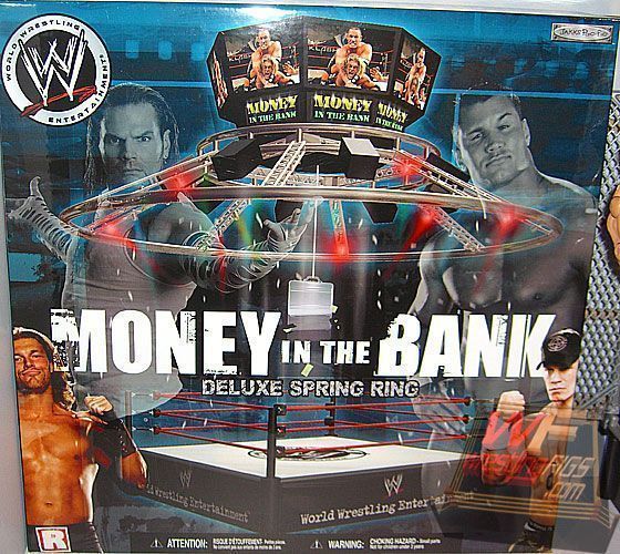 Unreleased WWE Jakks Pacific Money in the Bank Deluxe Spring Ring ...