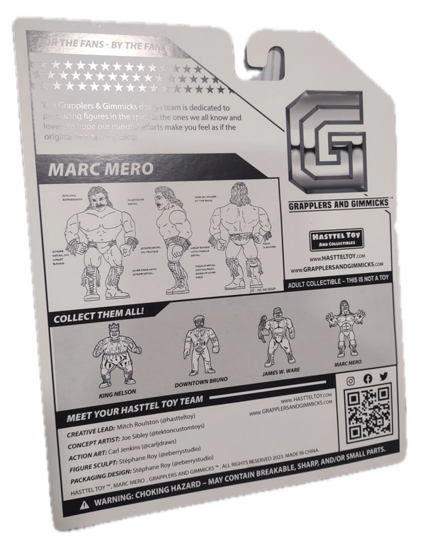 2024 Hasttel Toy Grapplers & Gimmicks Marc Mero [With Black & Silver T ...