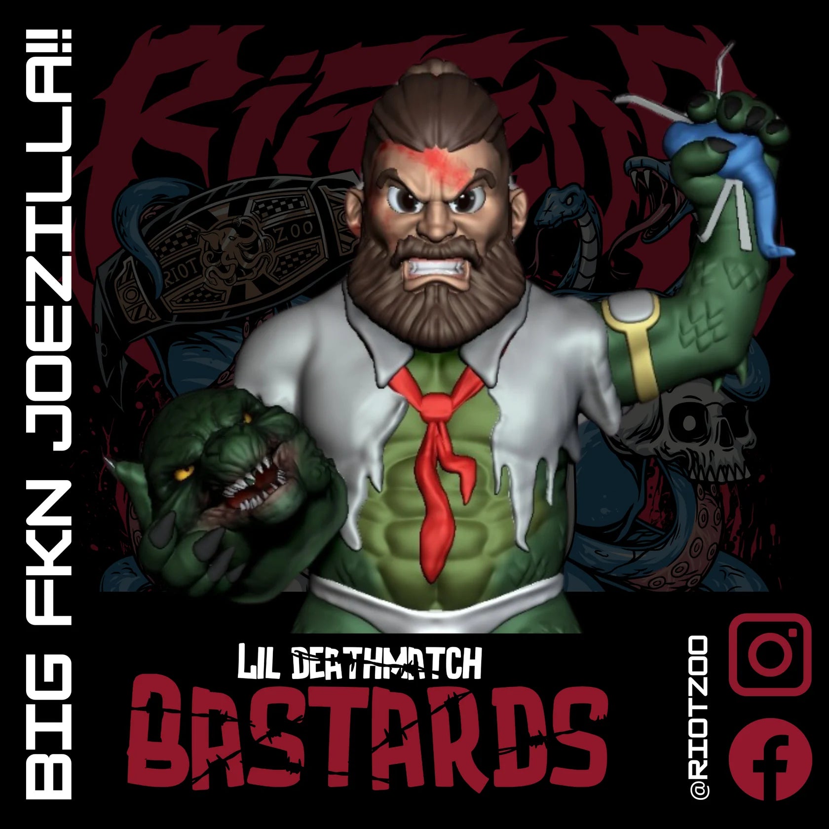 2024 Riotzoo Lil Deathmatch Bastards Big F'n Joe [Joezilla] – Wrestling ...