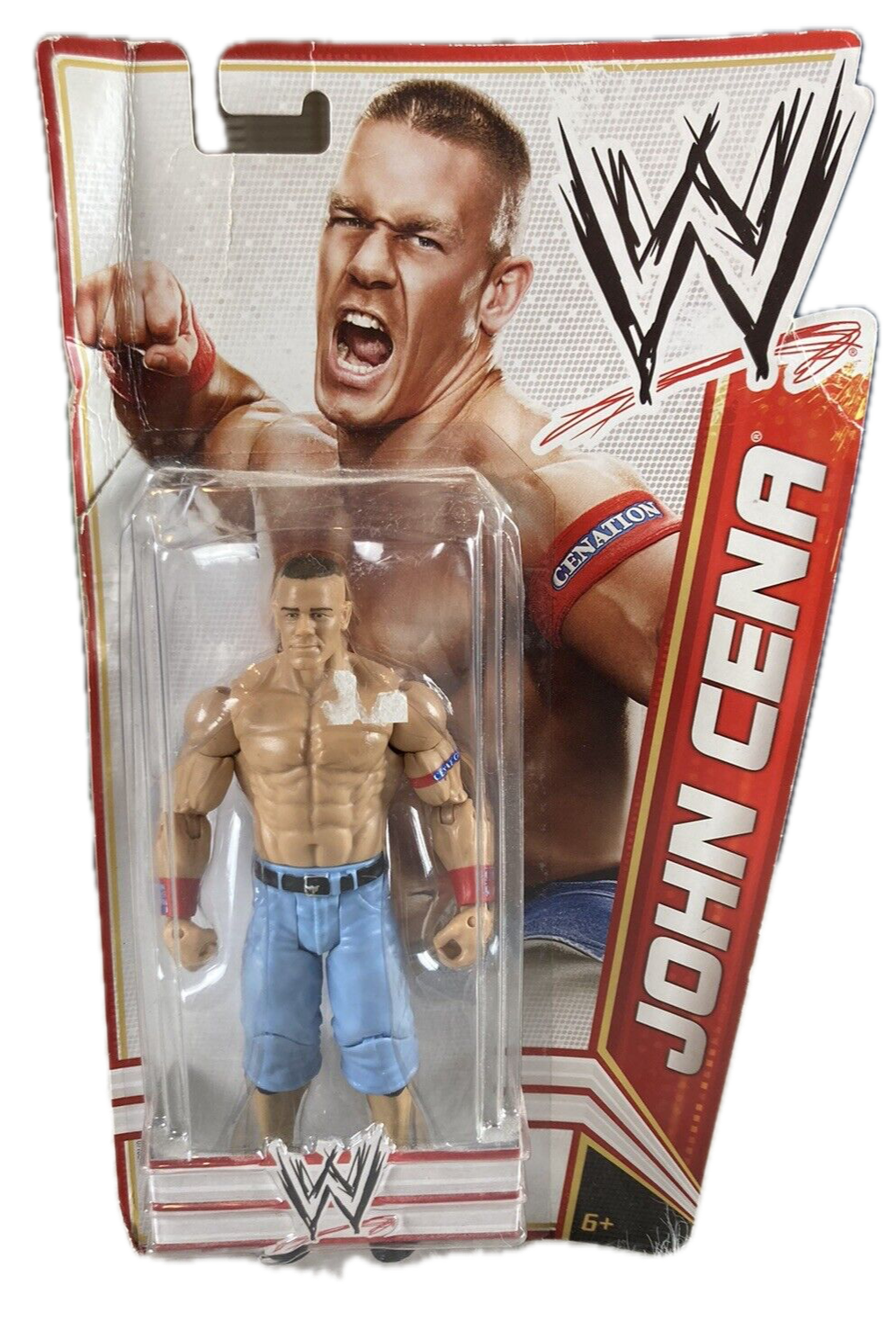 2011 WWE Mattel Basic Asst. X7218 John Cena [With Red Arm Band ...