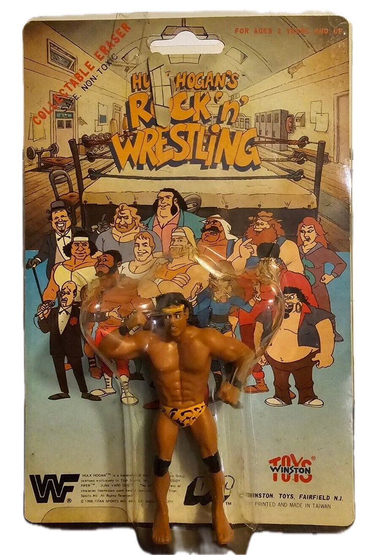 Winston Toys WWF Hulk Hogan's Rock 'n' Wrestling Collectable Erasers ...