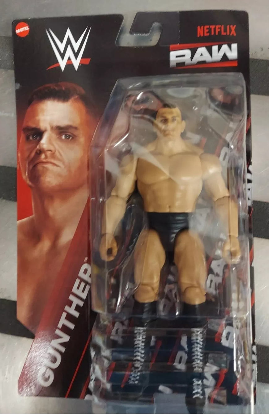 2024 WWE Mattel Main Event Raw on Netflix Gunther – Wrestling Figure ...